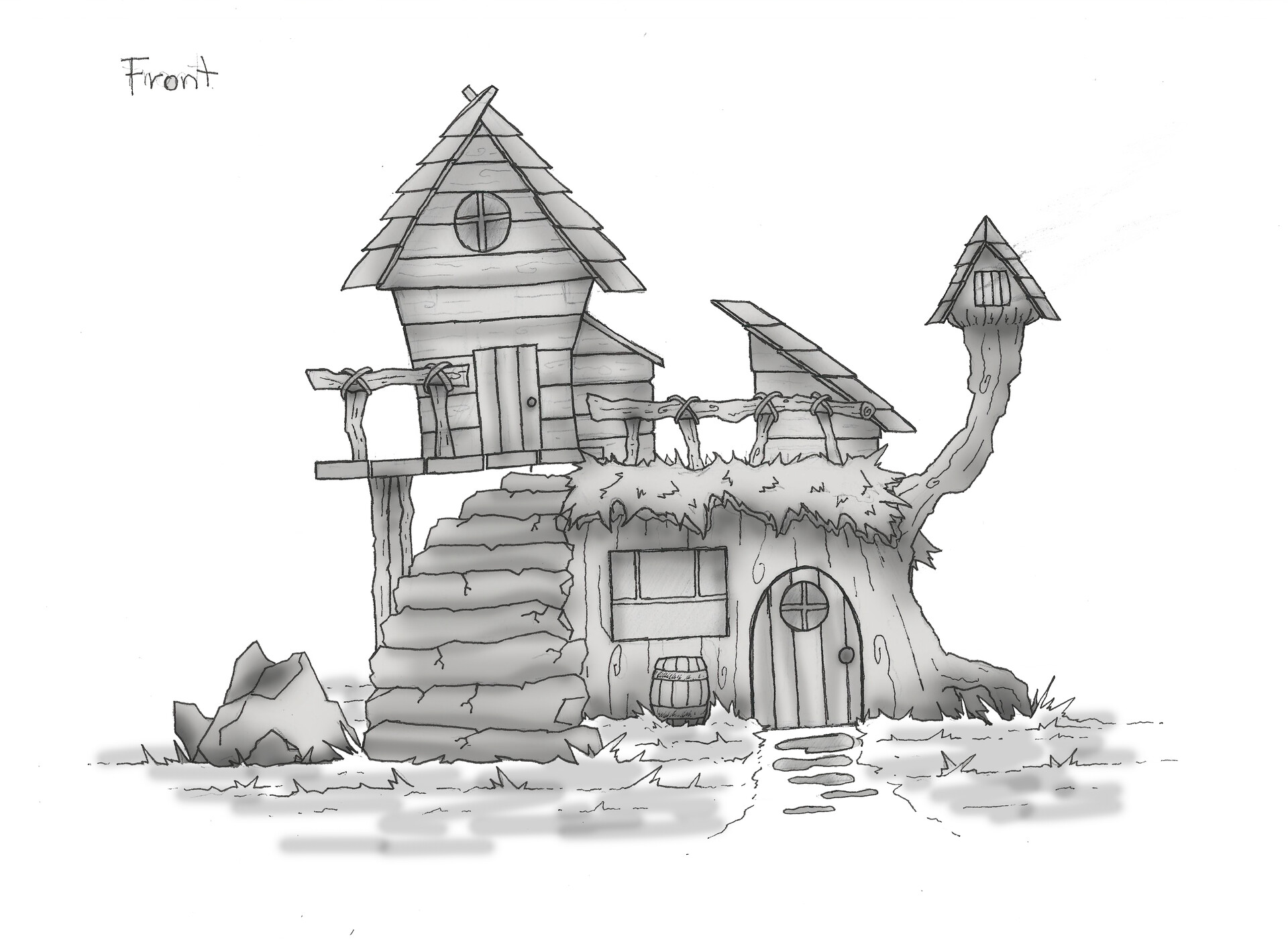 ArtStation - Fantasy House