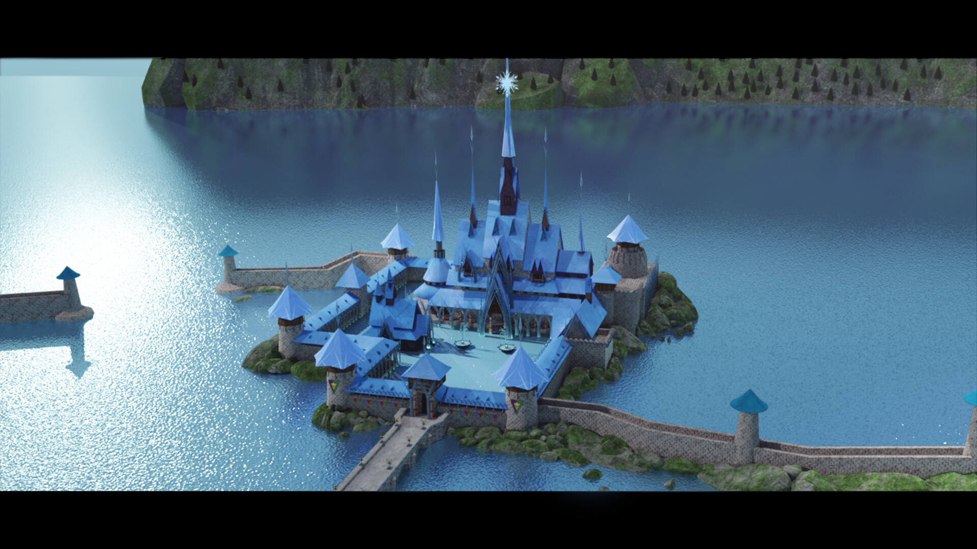 ArtStation - 3D shot re-creation from the movie Frozen