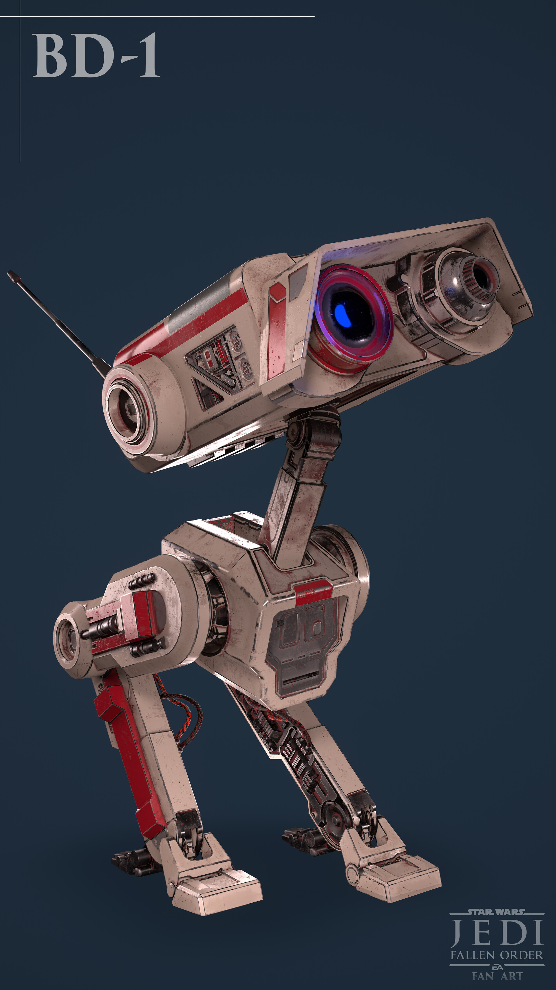 ArtStation - BD-1 FanArt Basic RTX render