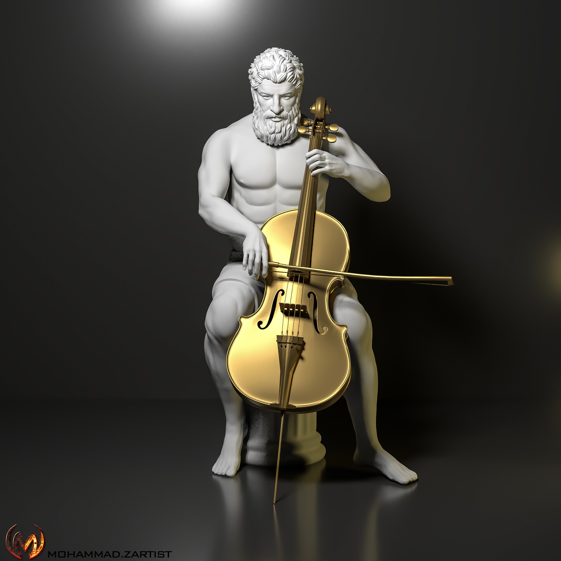 ArtStation - Violin Cello Musician