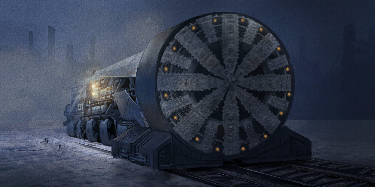 ArtStation - Frozen future - The Drills