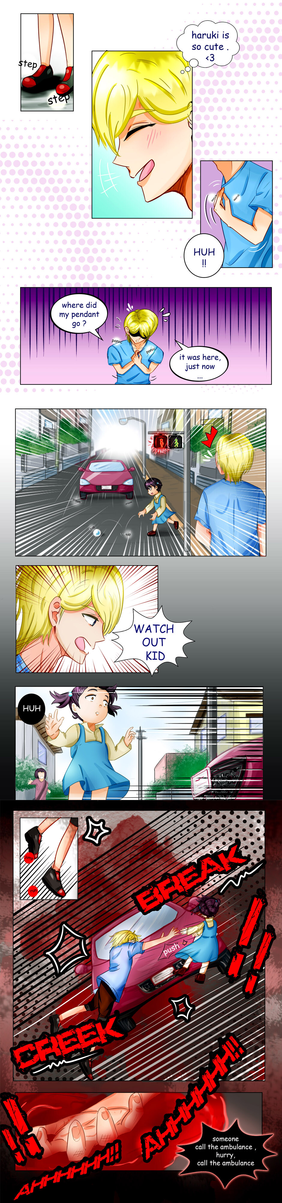 ArtStation - Return Gift . Web comic - part 2