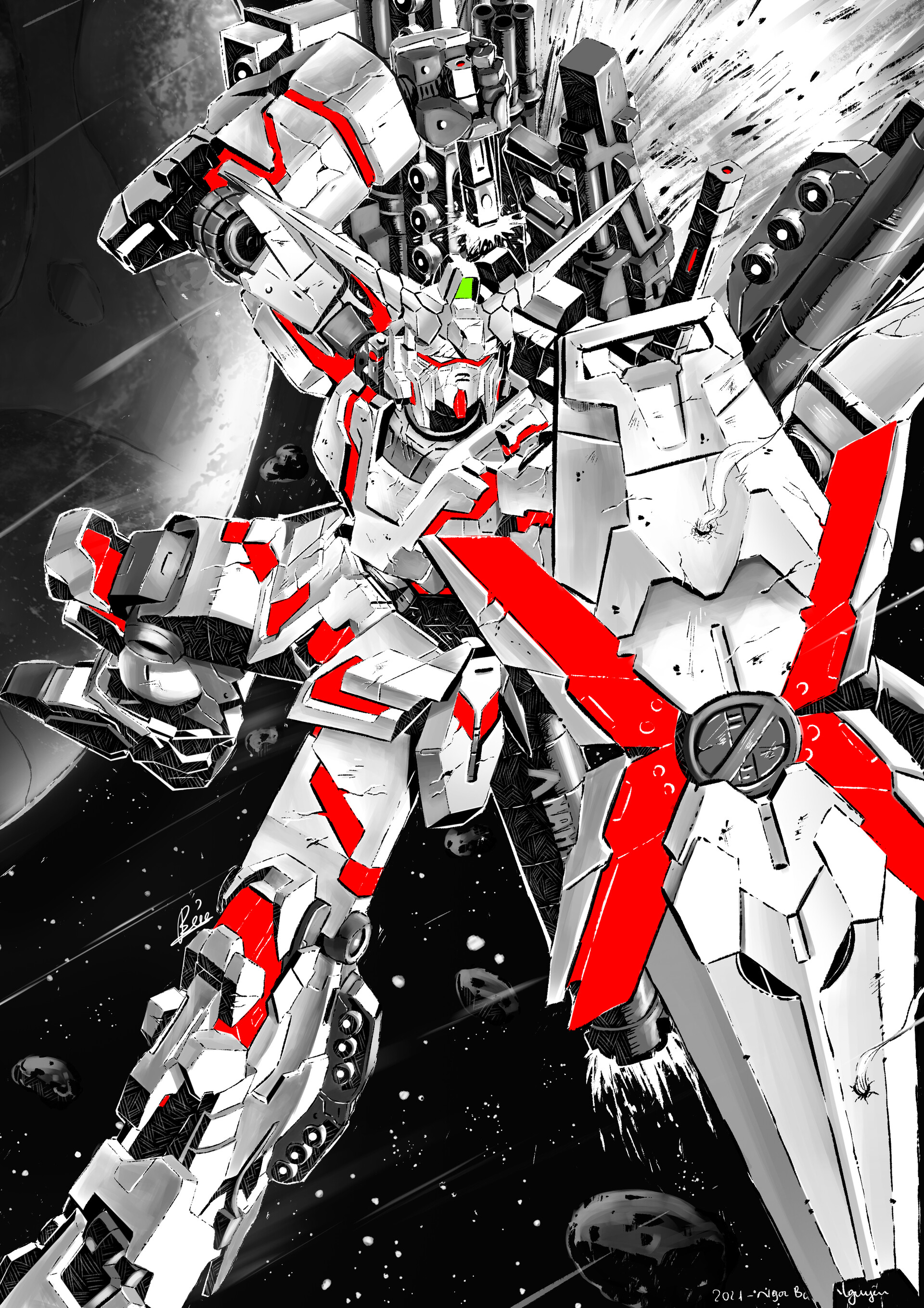 ArtStation - Gundam Unicorn Full Gear