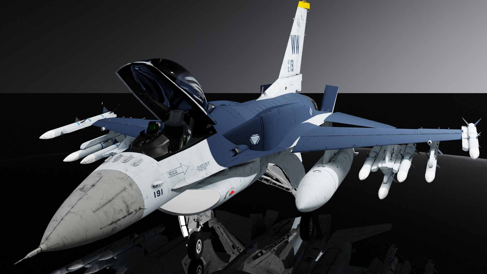 ArtStation - f-16 Viper