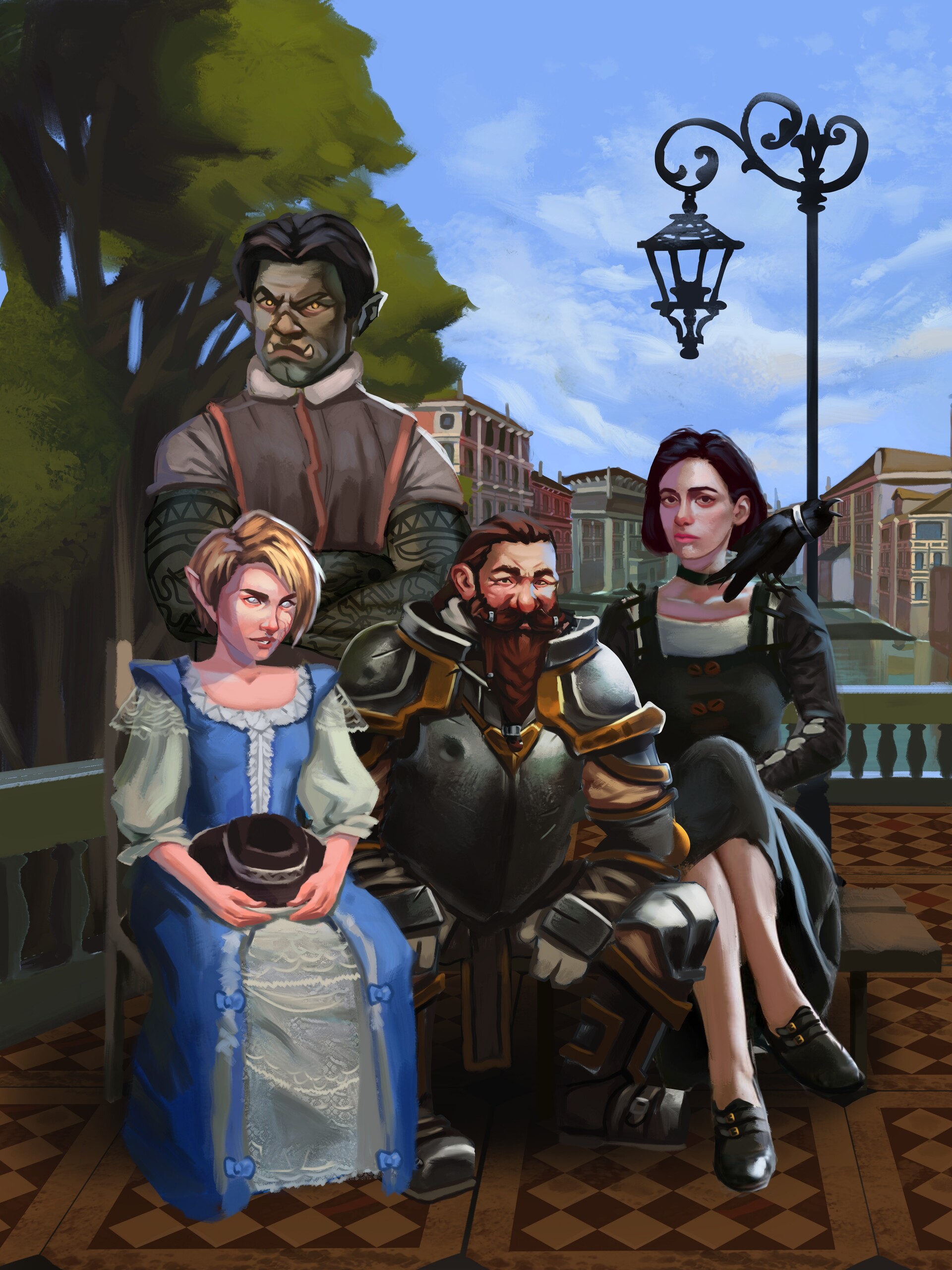 ArtStation - DnD party