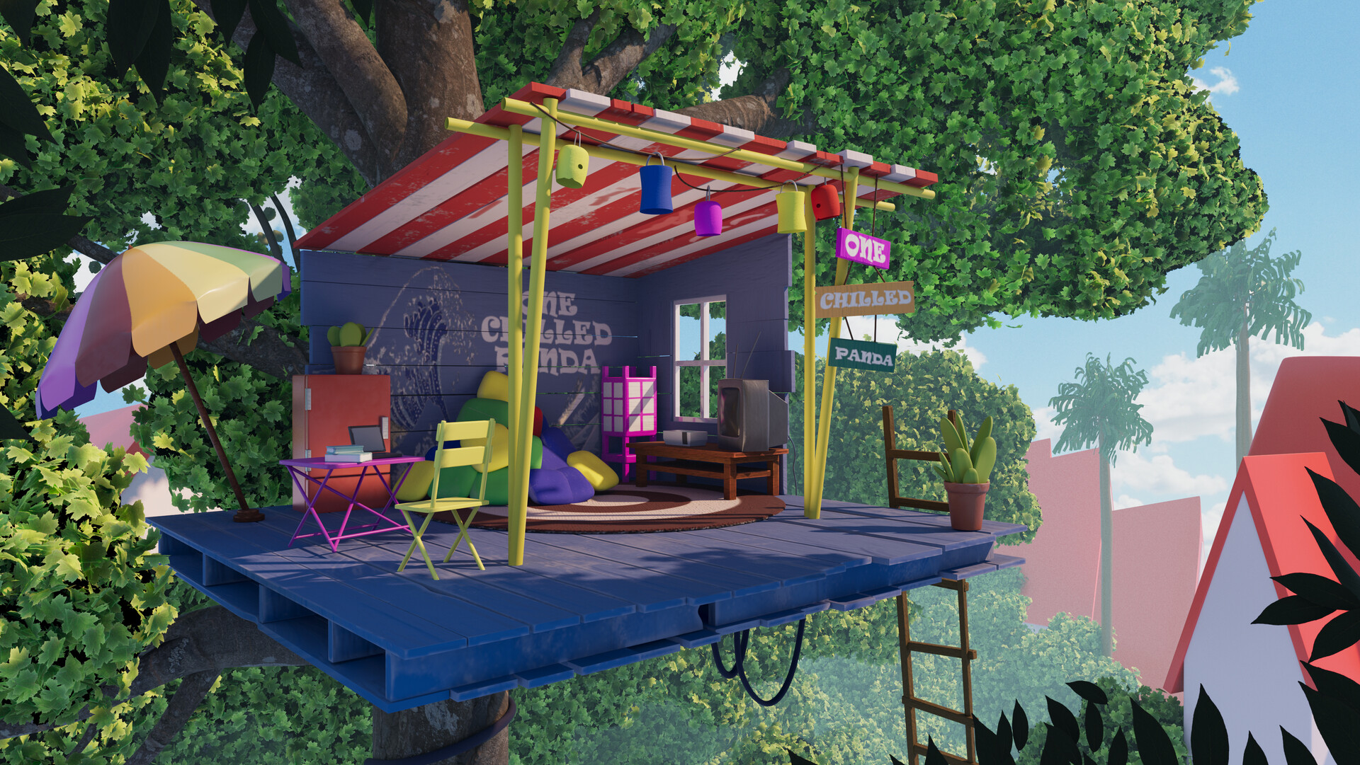 ArtStation - 3D TreeHouse