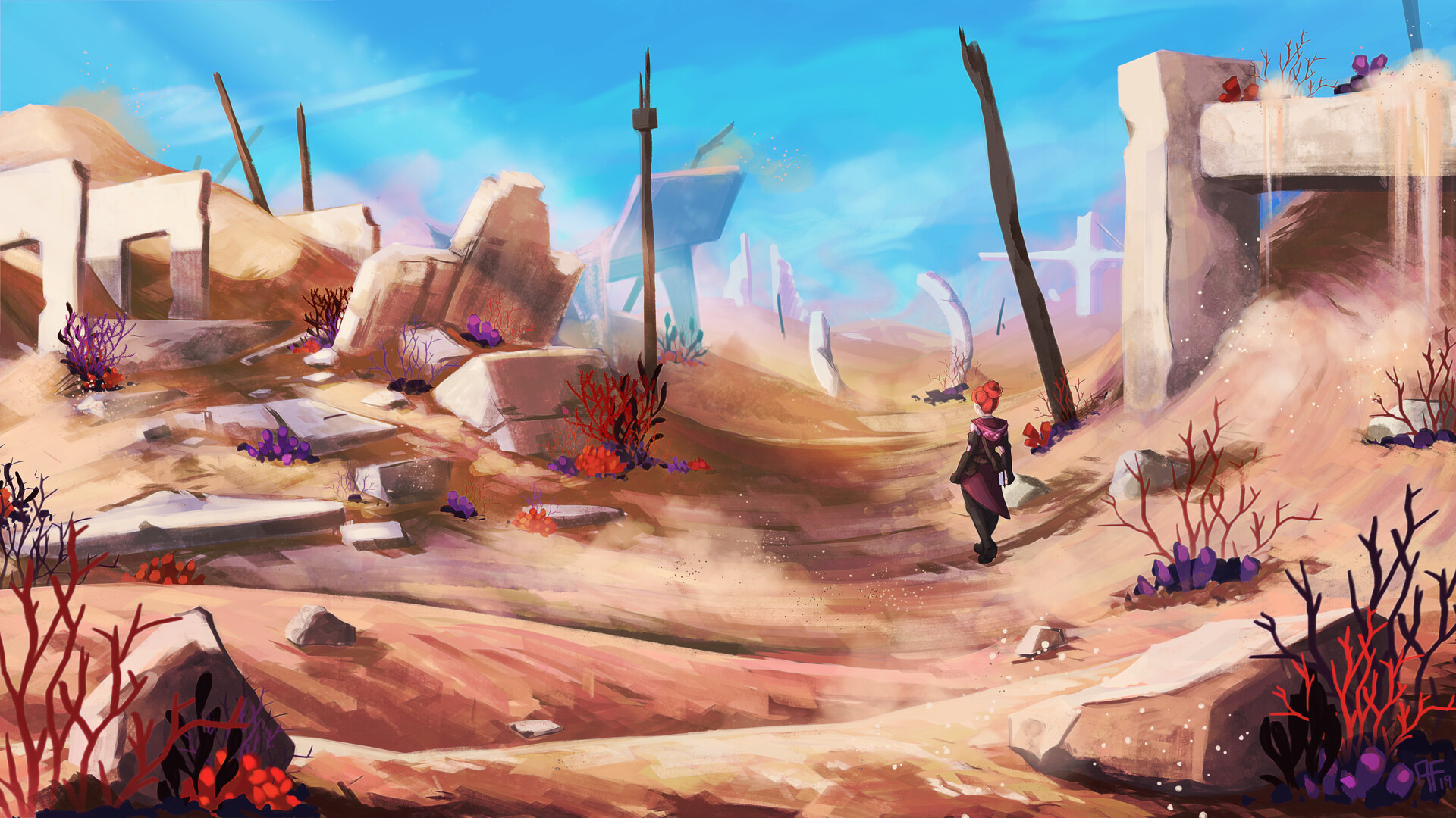ArtStation - Desert Ruins