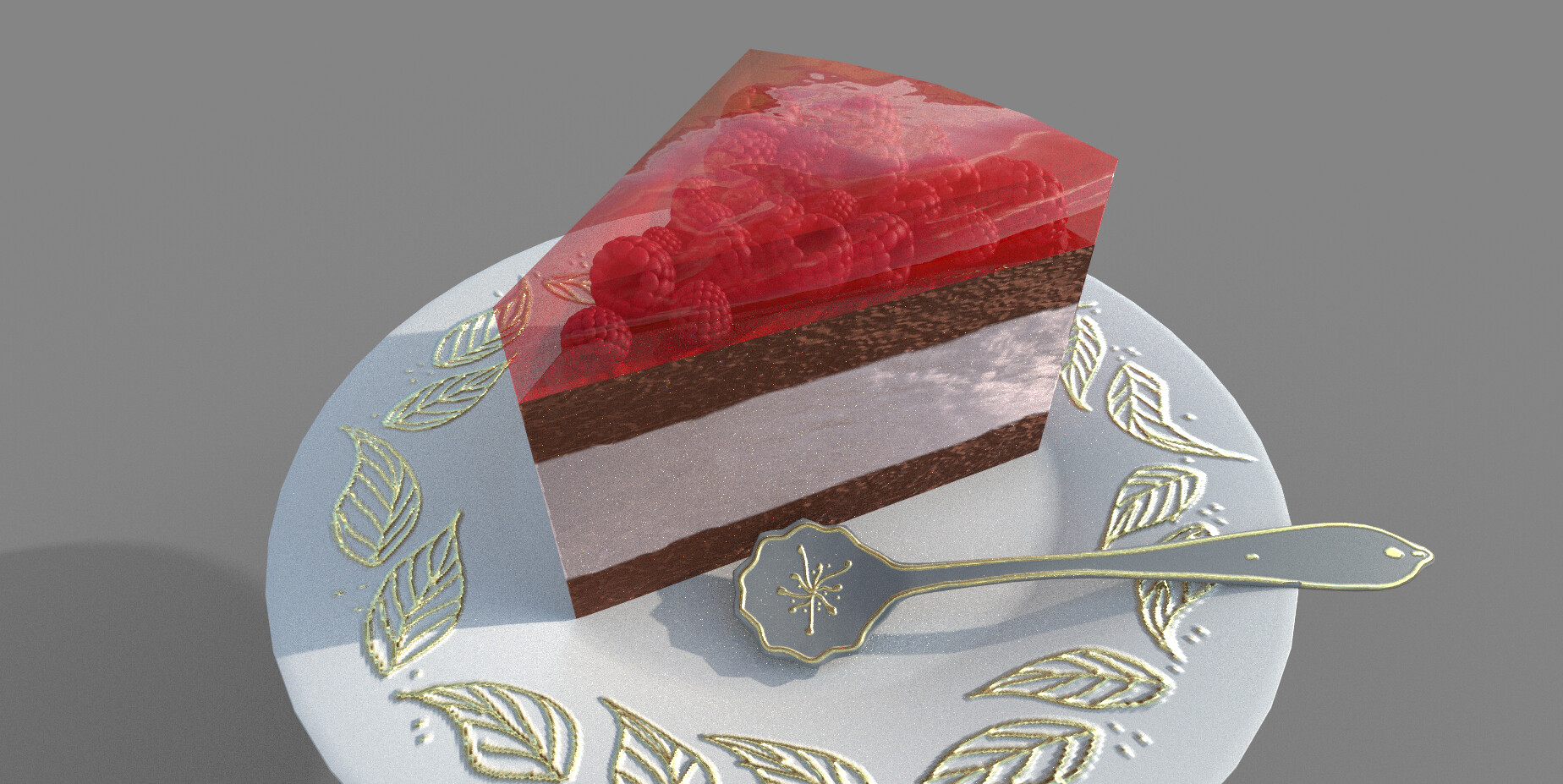 ArtStation - Raspberry Cake