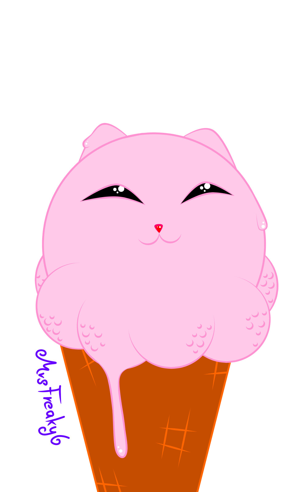 ArtStation - Ice Cream Kitty