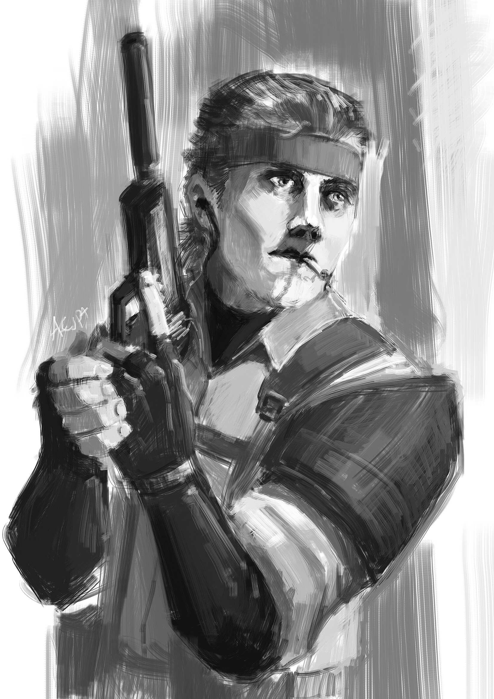 ArtStation - Solid Snake