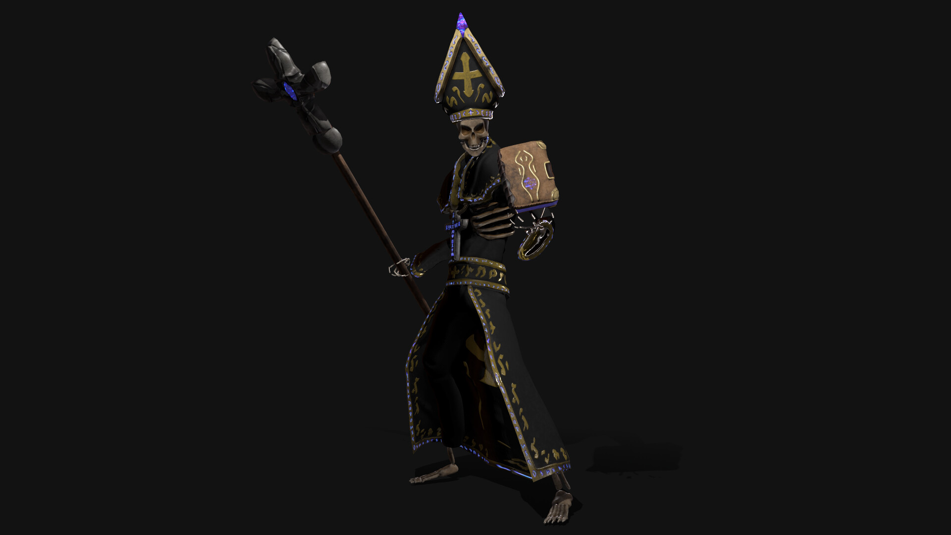 ArtStation - Priest Skeleton