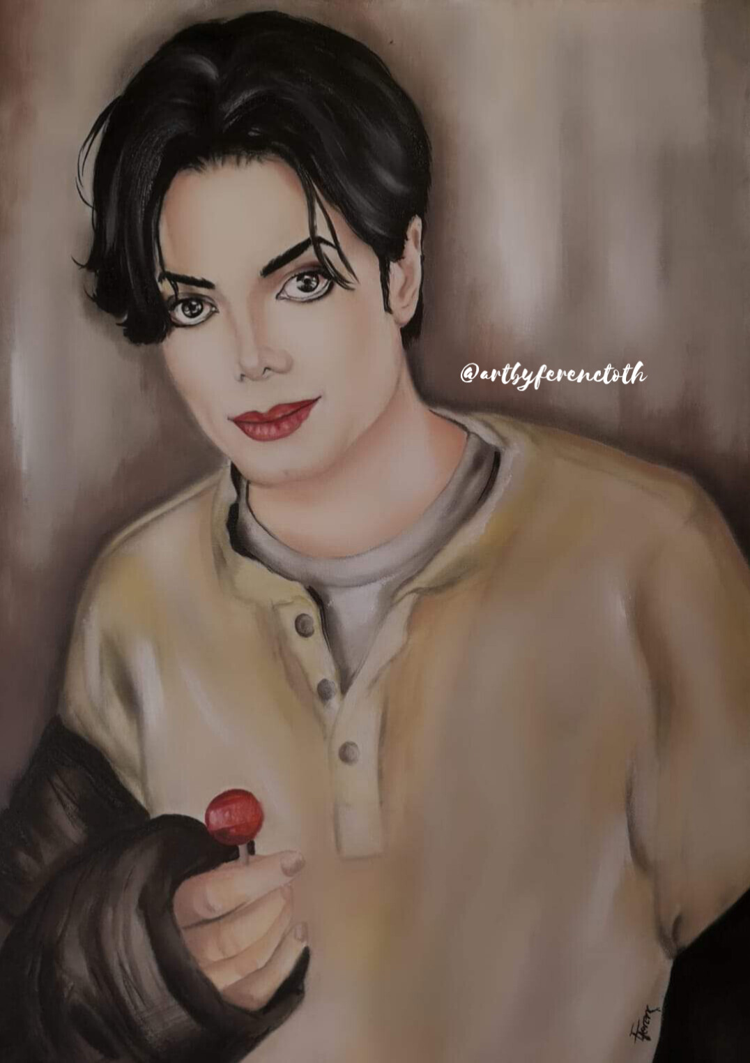 ArtStation - Michael Jackson painting artwork