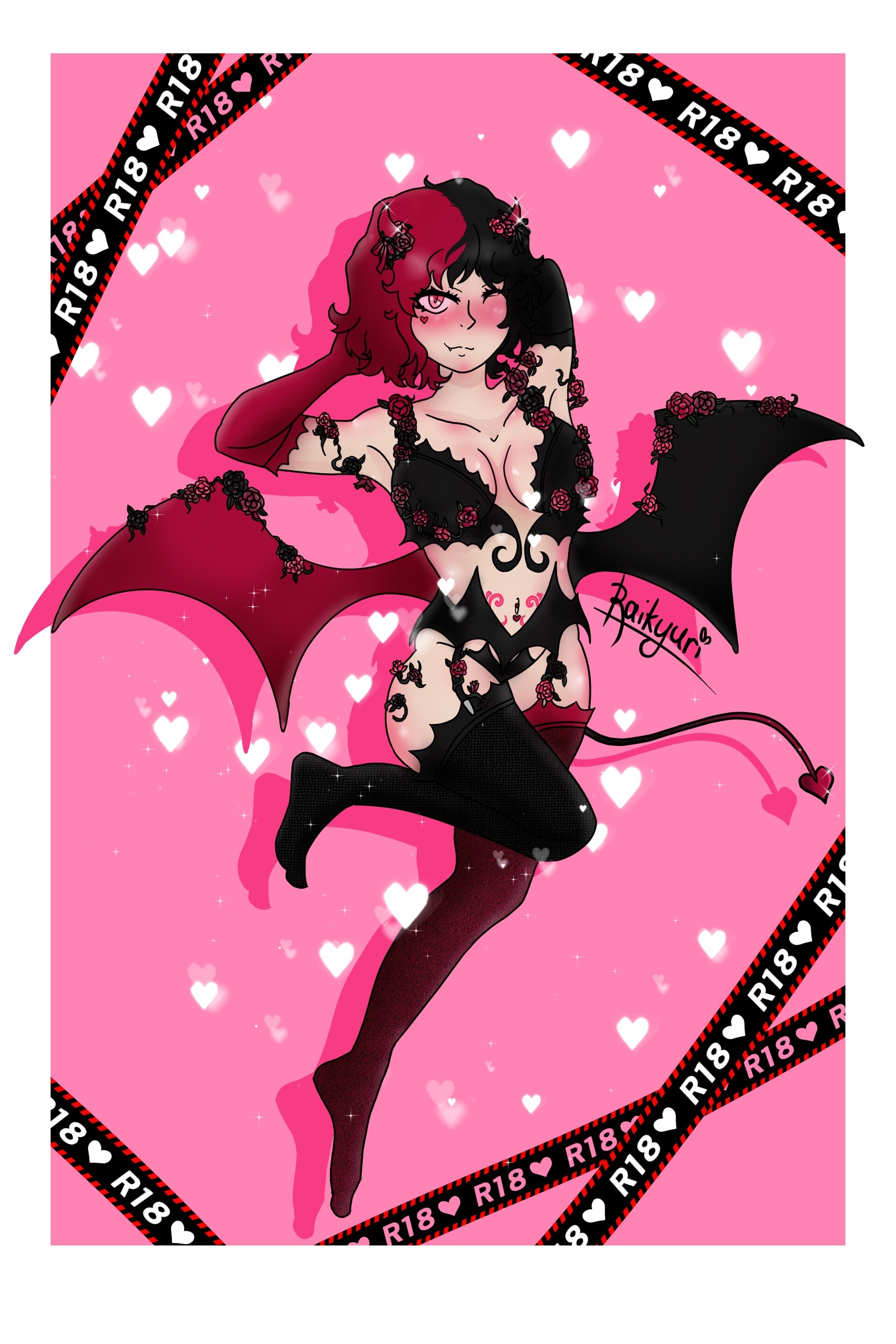 ArtStation - Goth GF Succubus