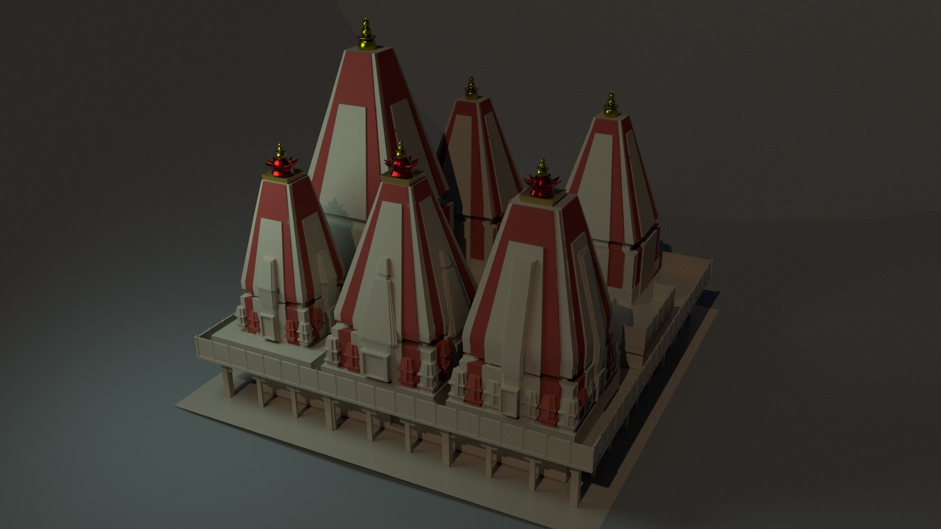 ArtStation - Brahma Sarover Temple