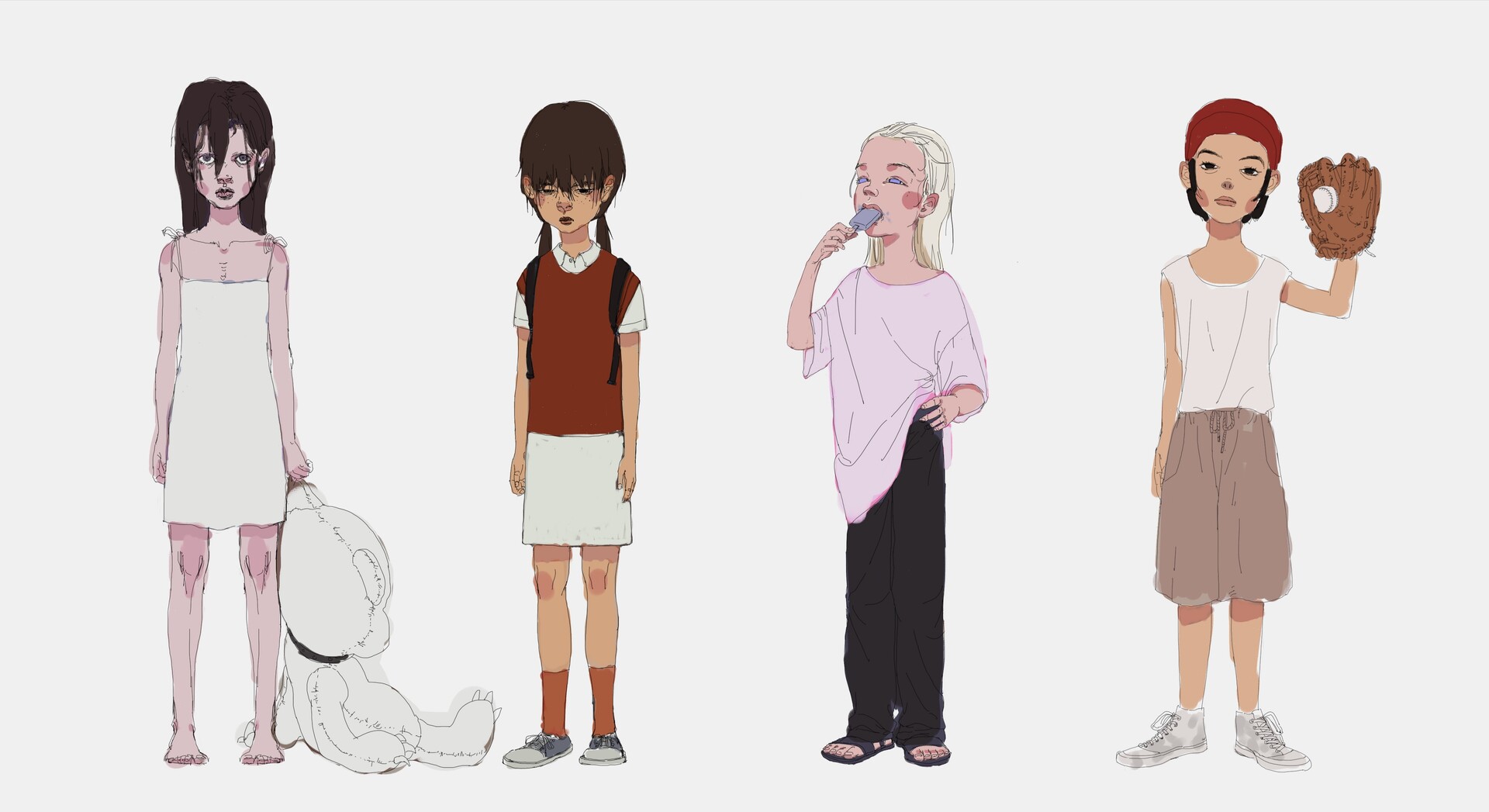 ArtStation - street kids 小朋友！