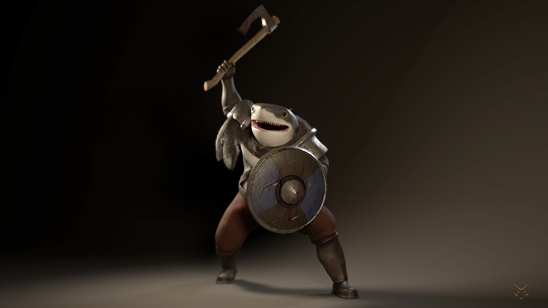 ArtStation - Shark Viking