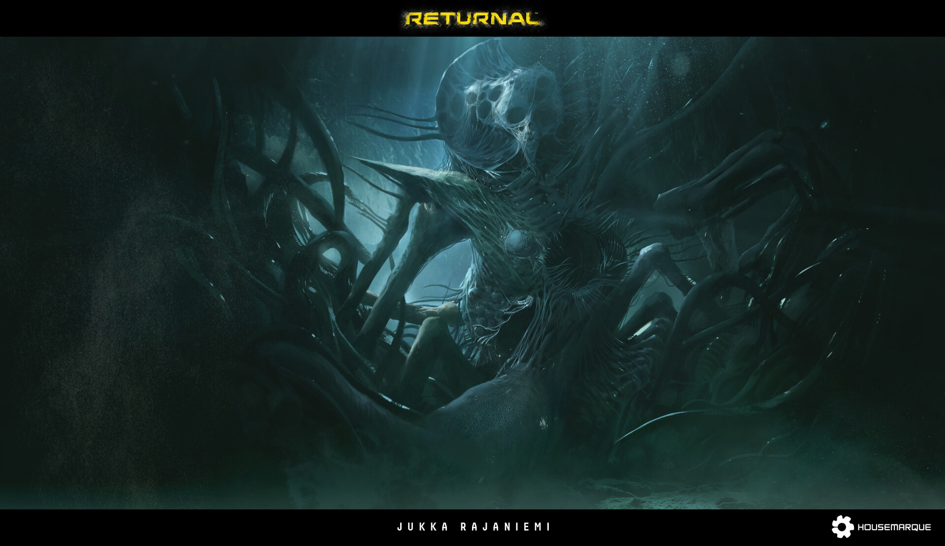 ArtStation - Underwater Boss concept for Returnal