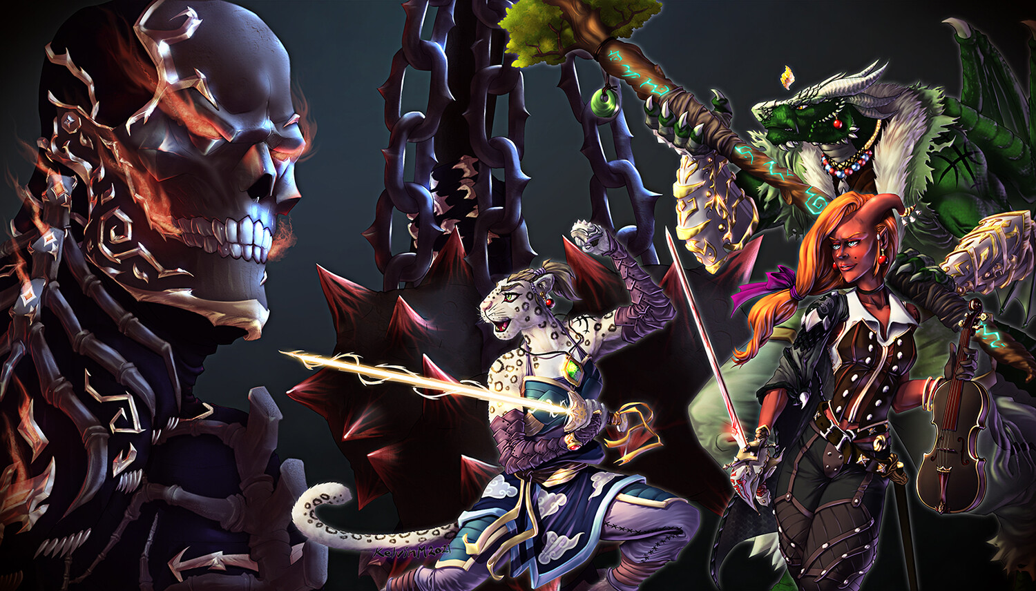 ArtStation - DnD Adventurers