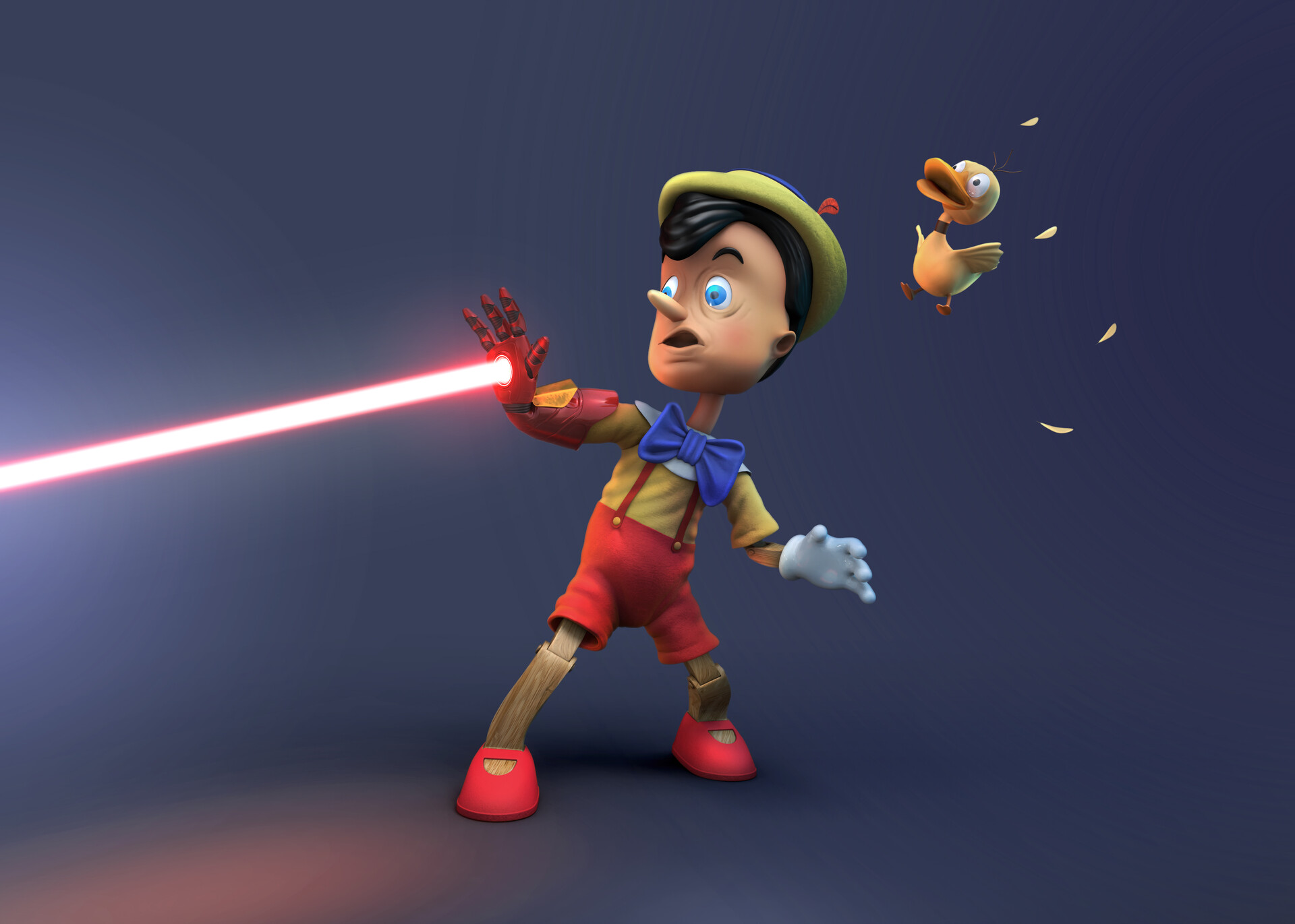 ArtStation - Pinocchio with iron........MAN