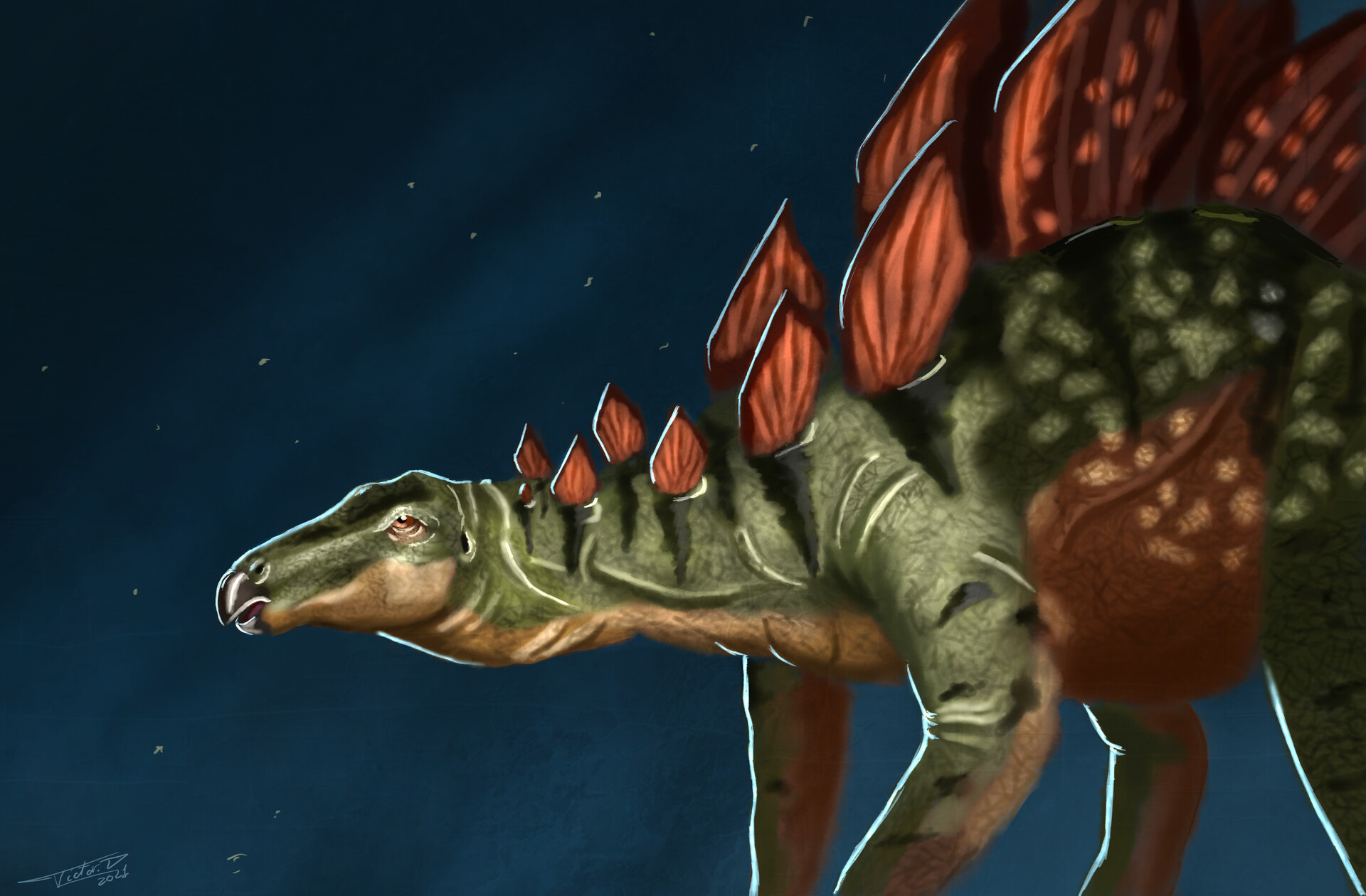 ArtStation - Stegosaurus