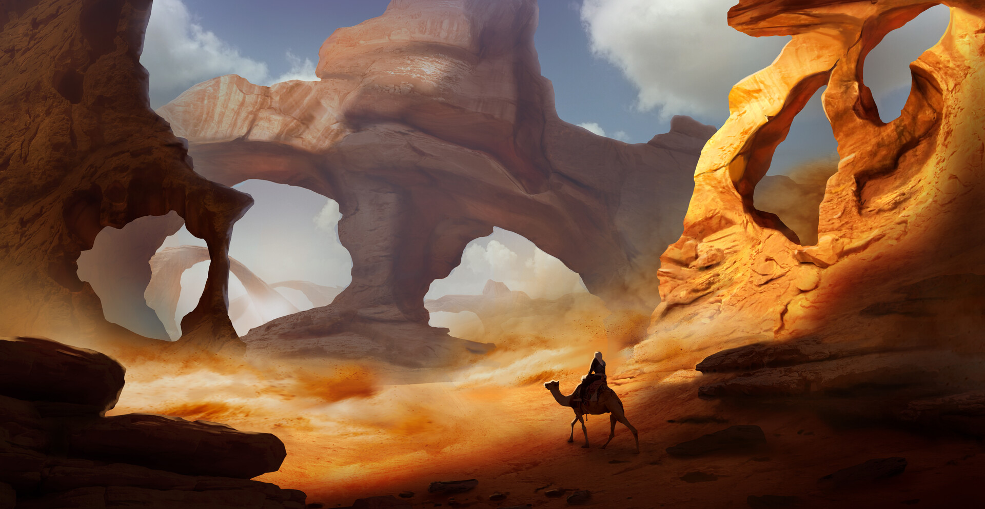 ArtStation - Desert Landscape