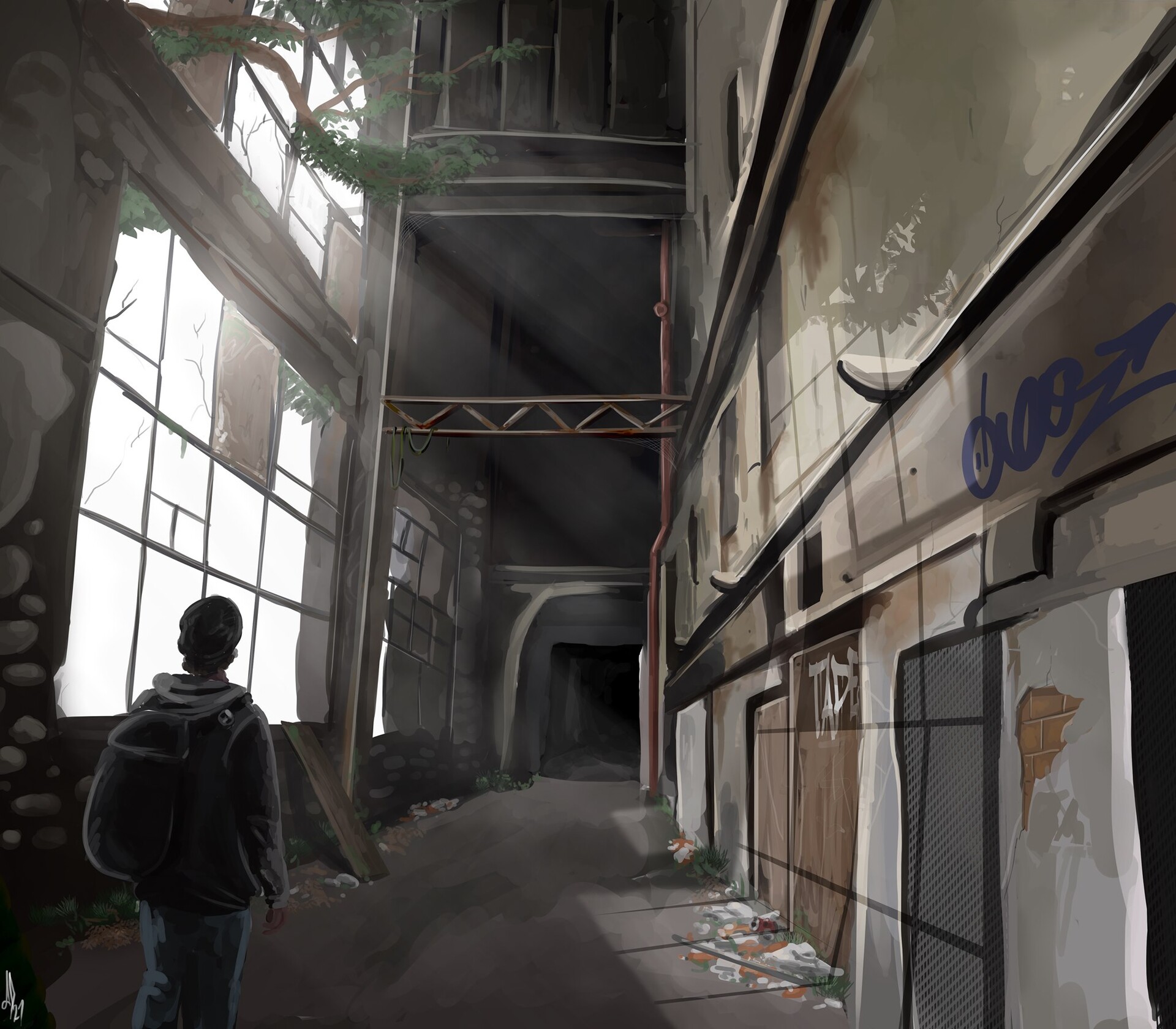 ArtStation - Urban Exploration concept.