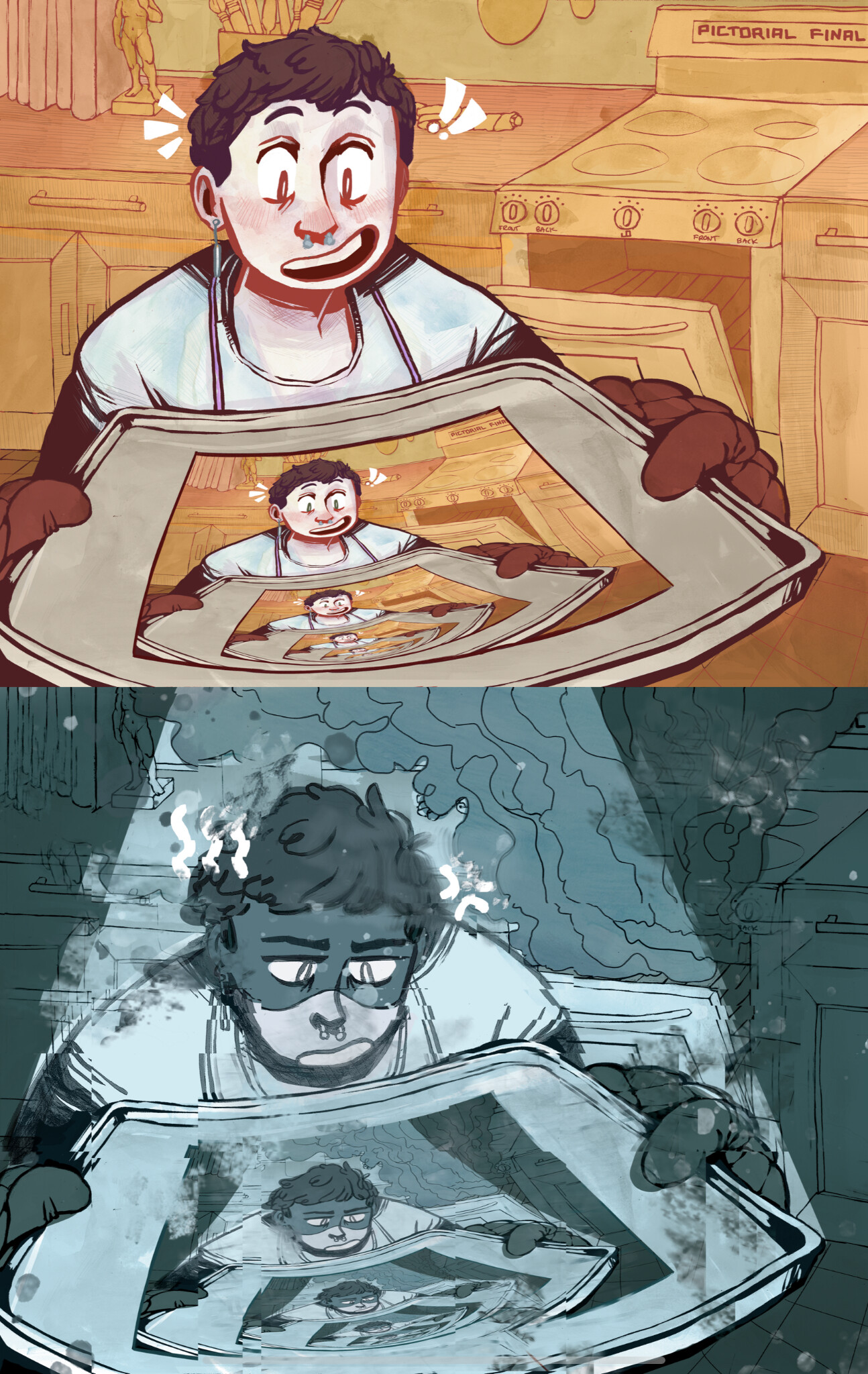 ArtStation - Heaven and Hell