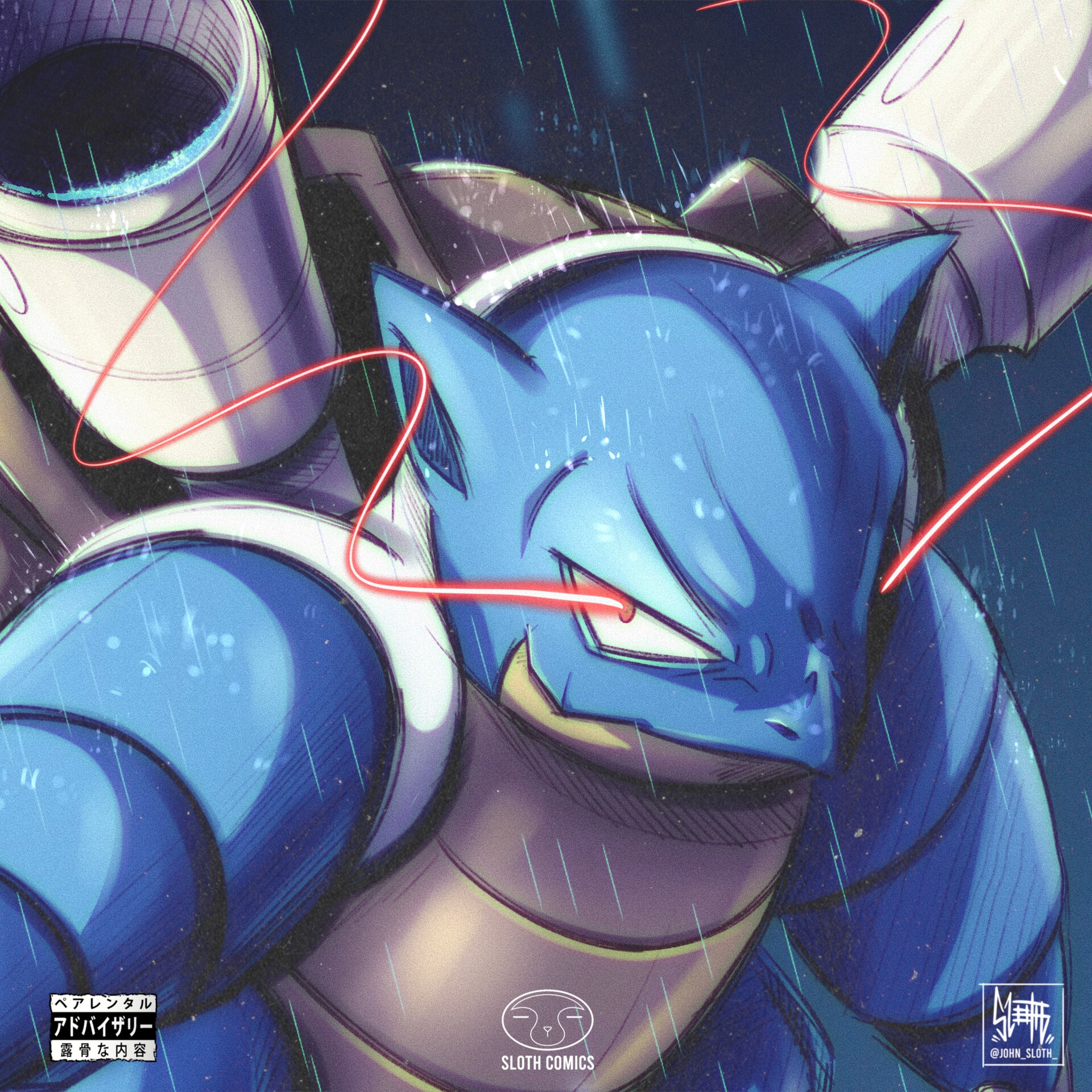 blastoise artwork