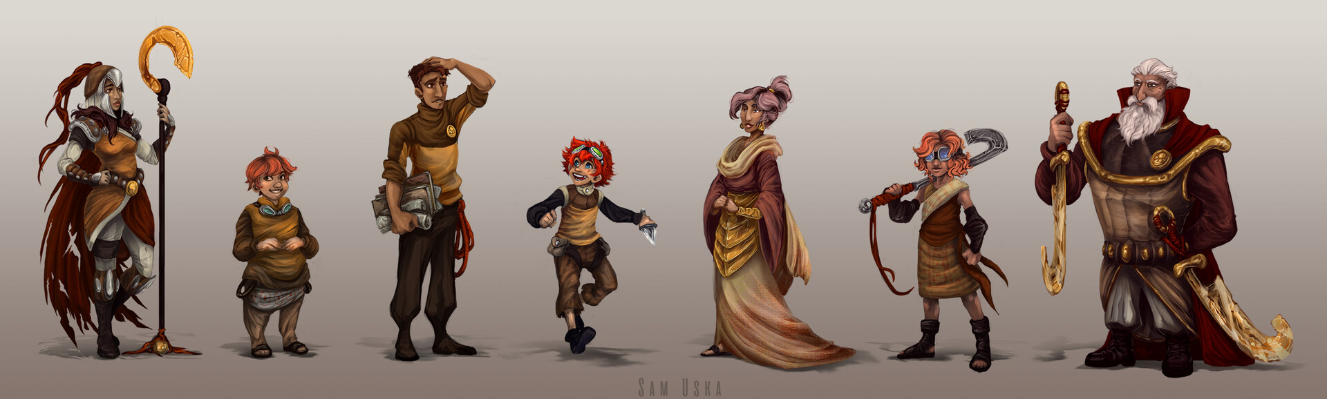 Fantasy Desert People