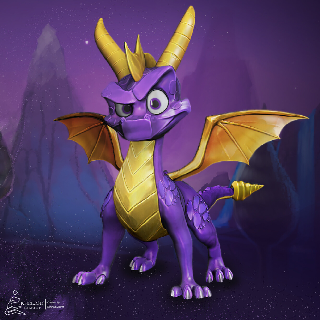 ArtStation - Spyro Dragon | Fanart