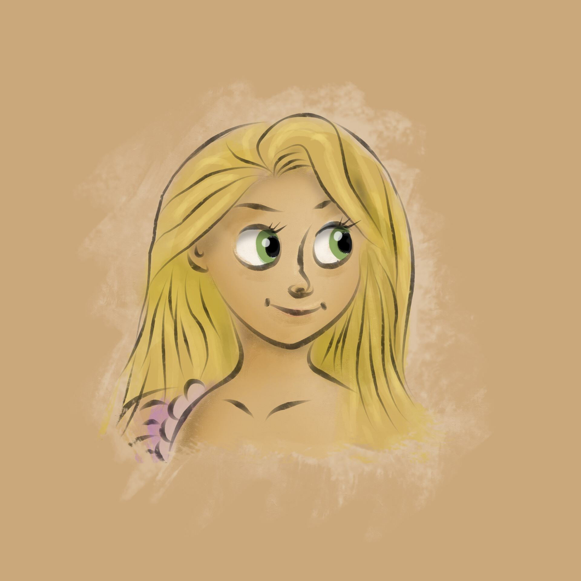 ArtStation - Rapunzel sketch