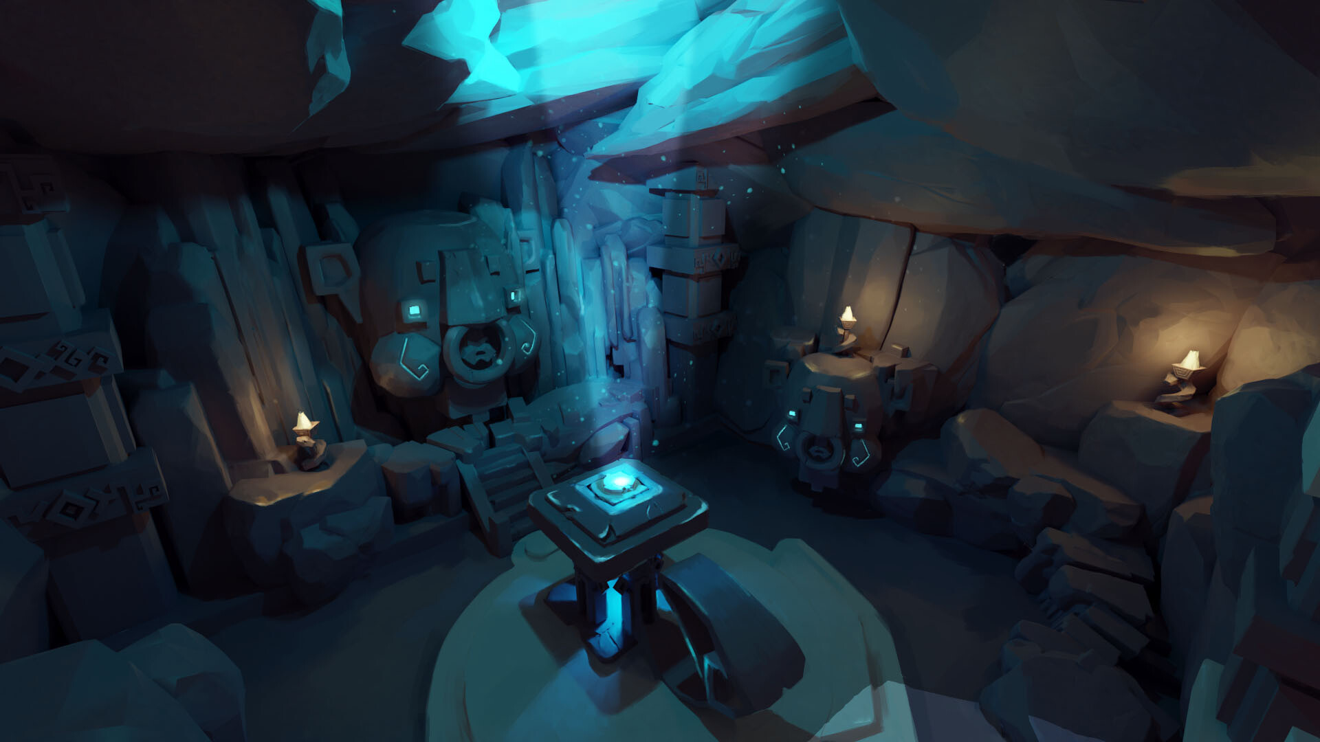 ArtStation - Temple Rooms