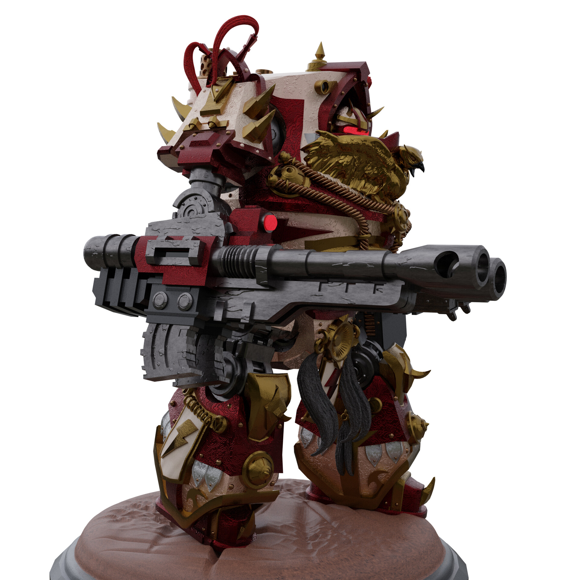 Nabeel - Primarch Inspired Dreadnought - White Scars.