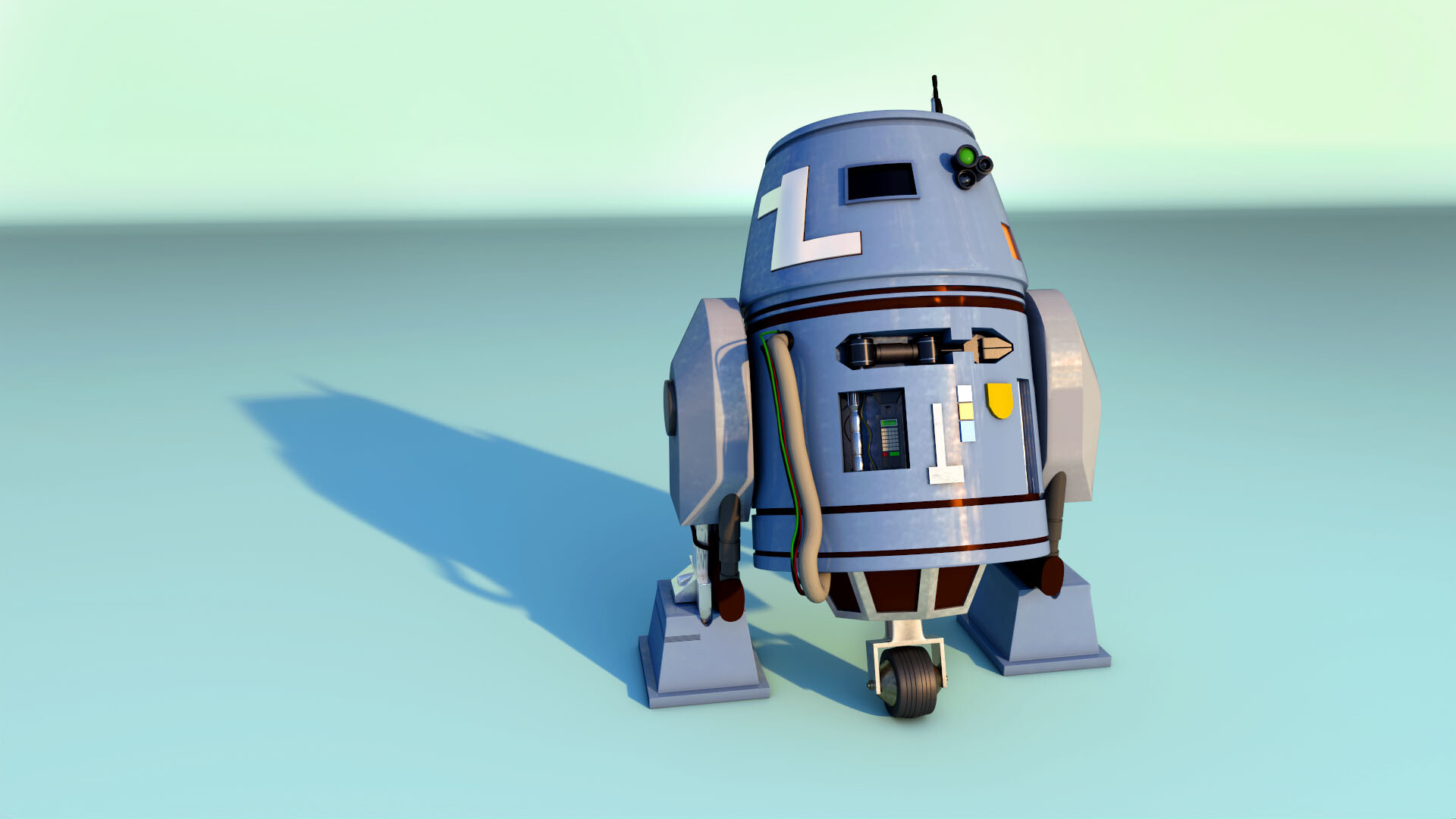 ArtStation - Blue Droid