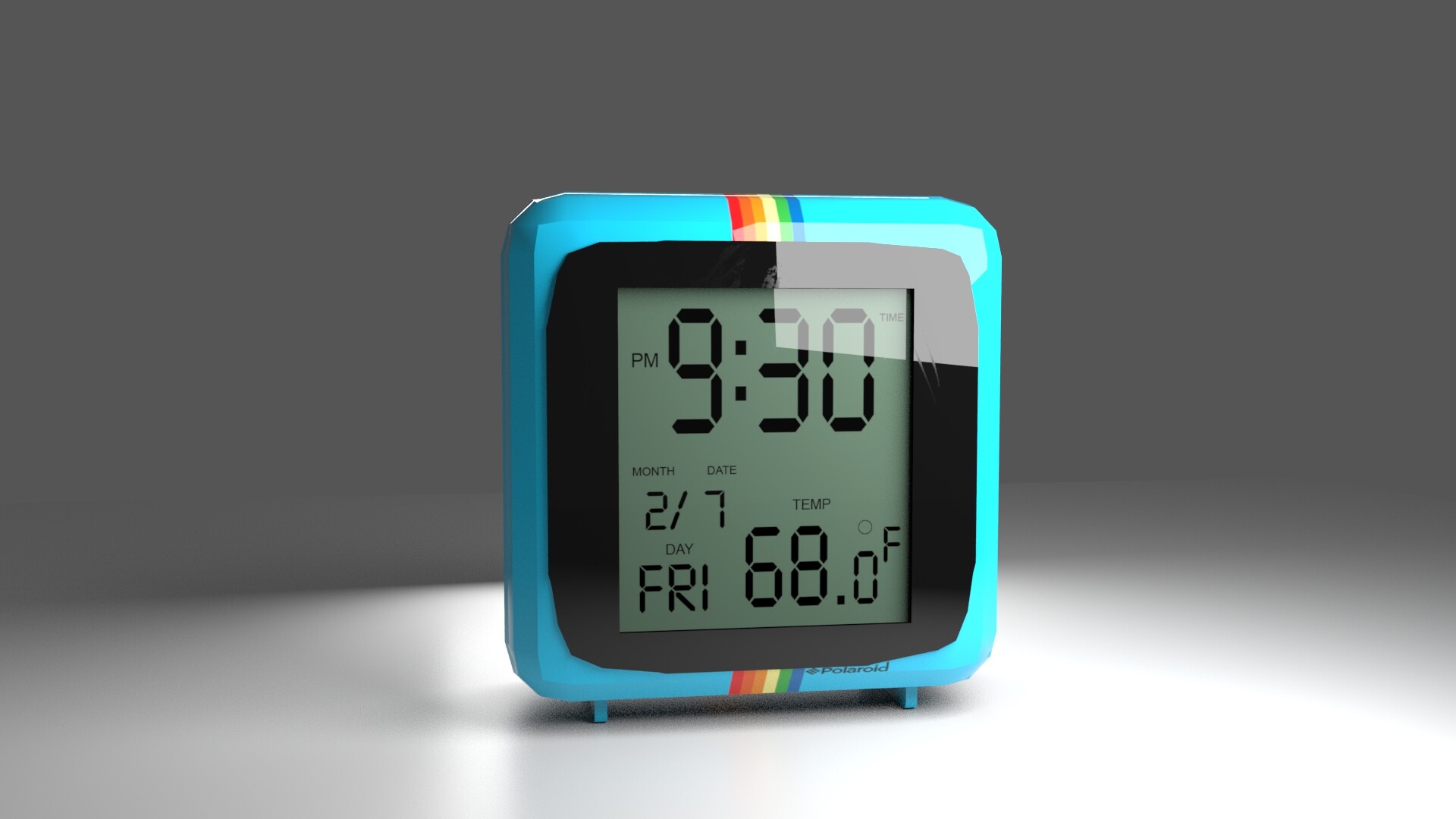 ArtStation - "Digital Clock" - 3D Model
