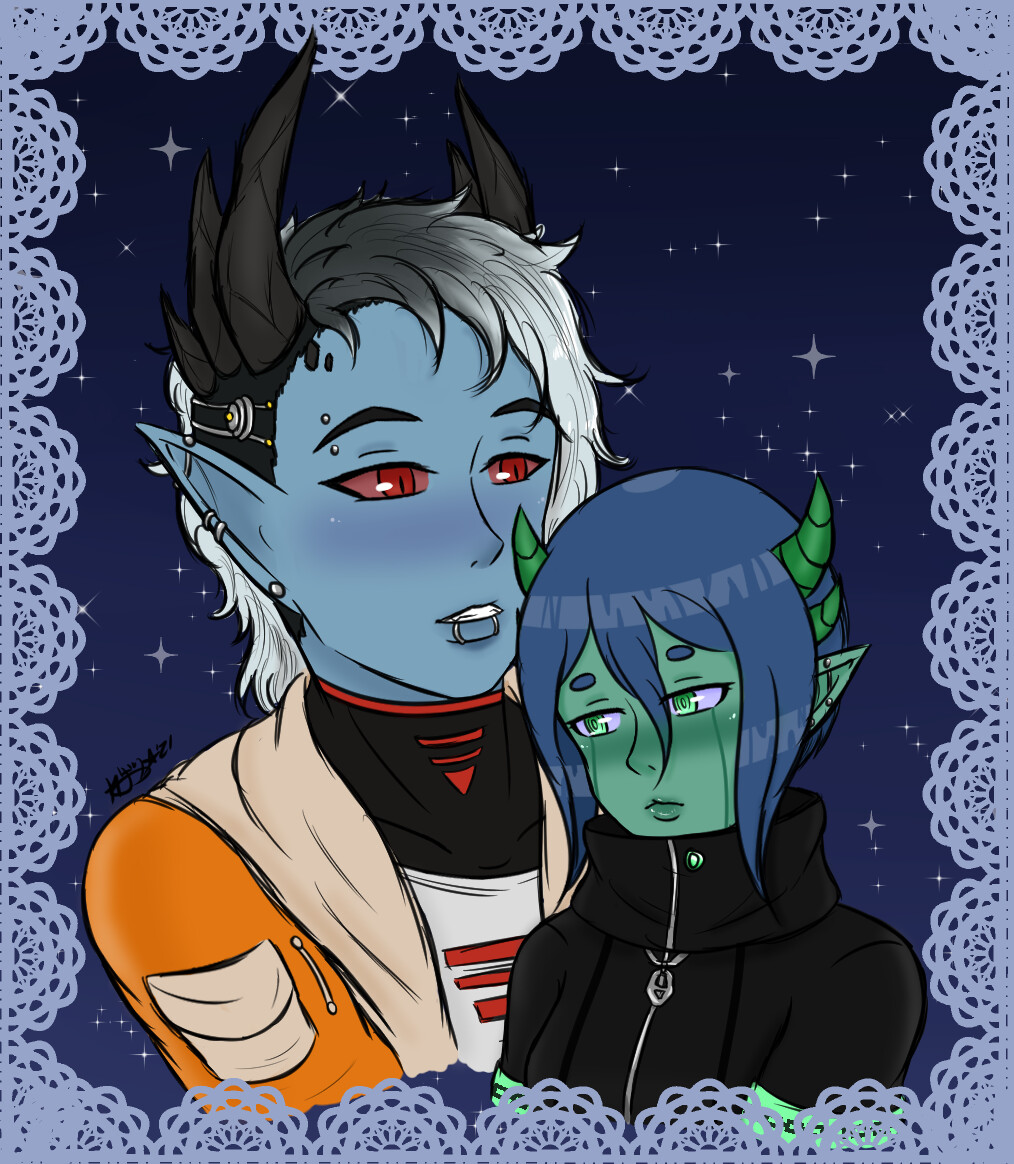 ArtStation - Nyx & Judas Portrait