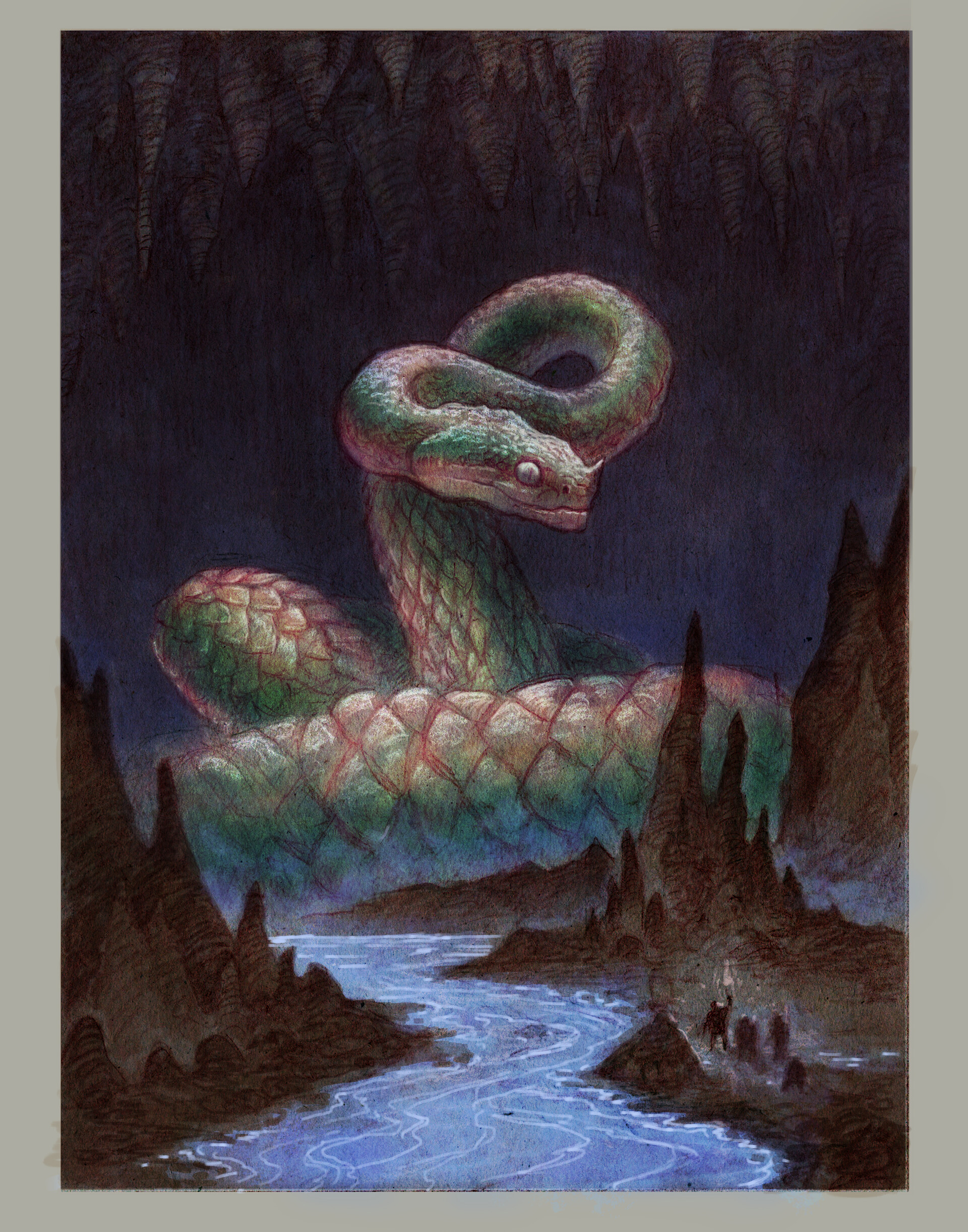 ArtStation - "Cave of the Snake"