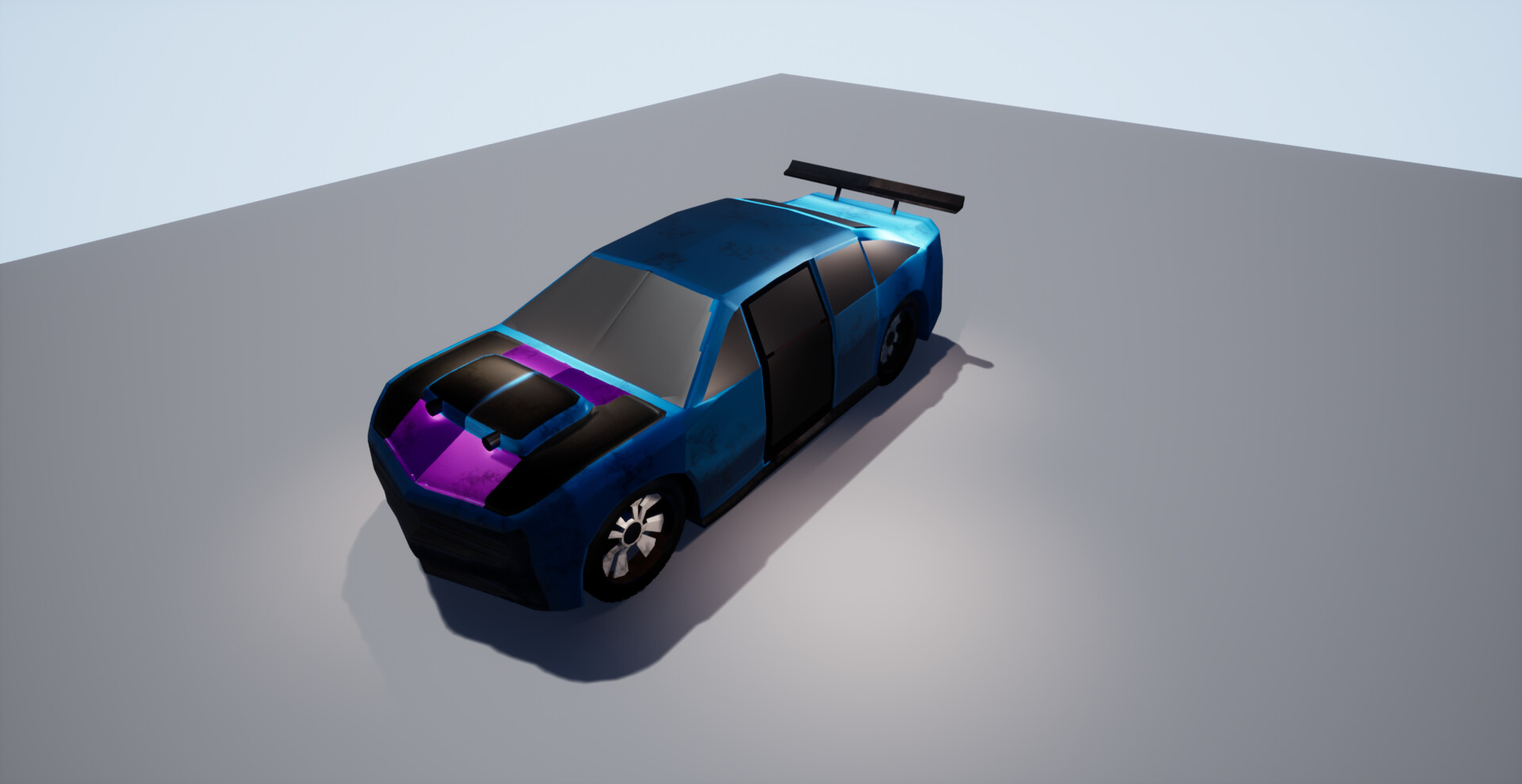 ArtStation - Low_Poly_Car_modeiln