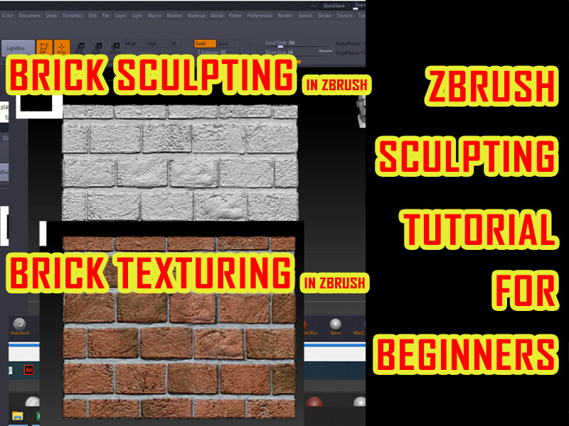 ArtStation - Brick sculpting