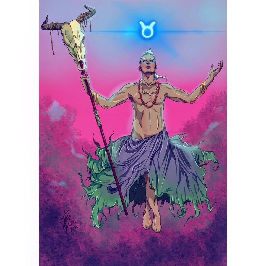 ArtStation - Zodiac Warriors - Taurus