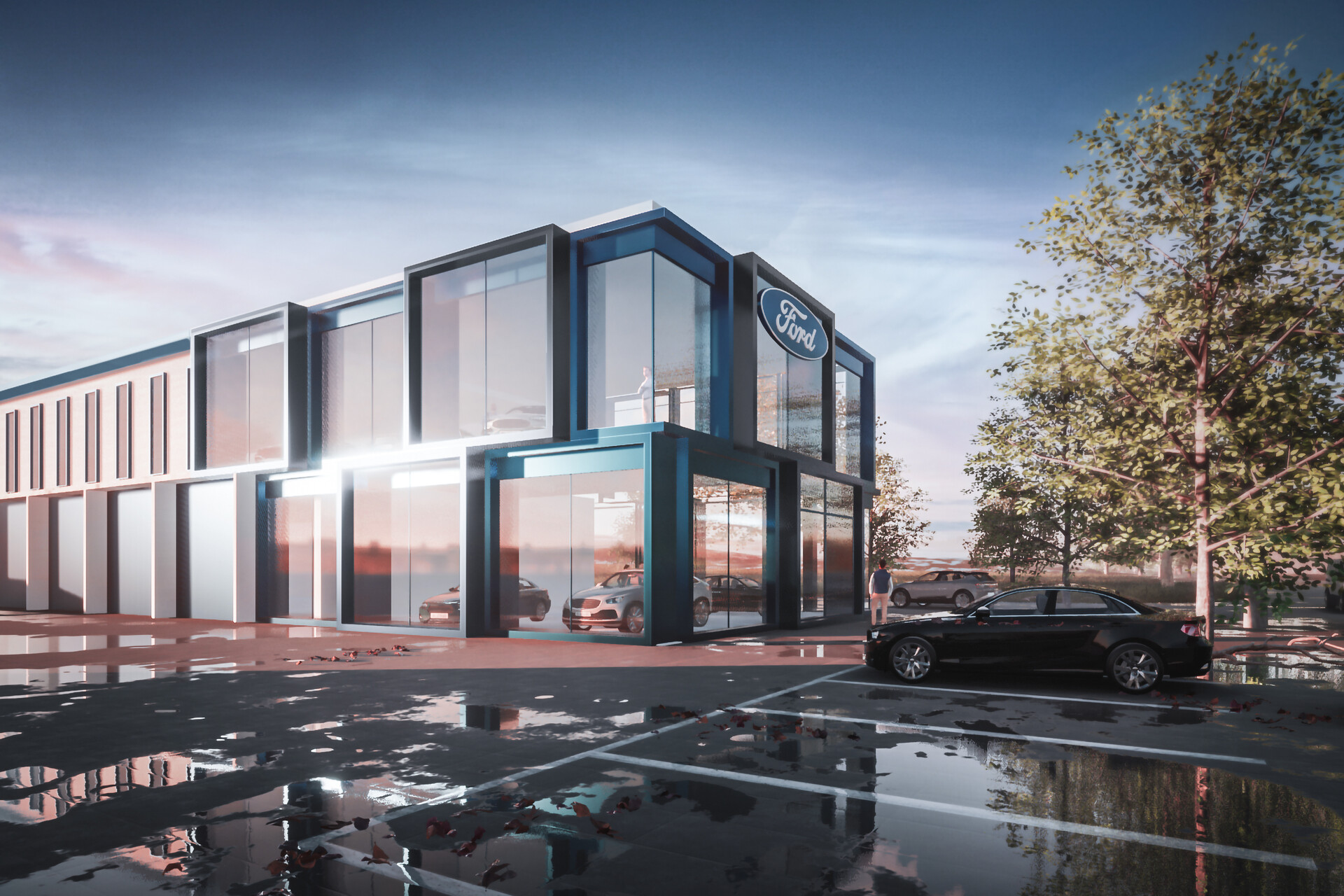 ArtStation - electric showroom