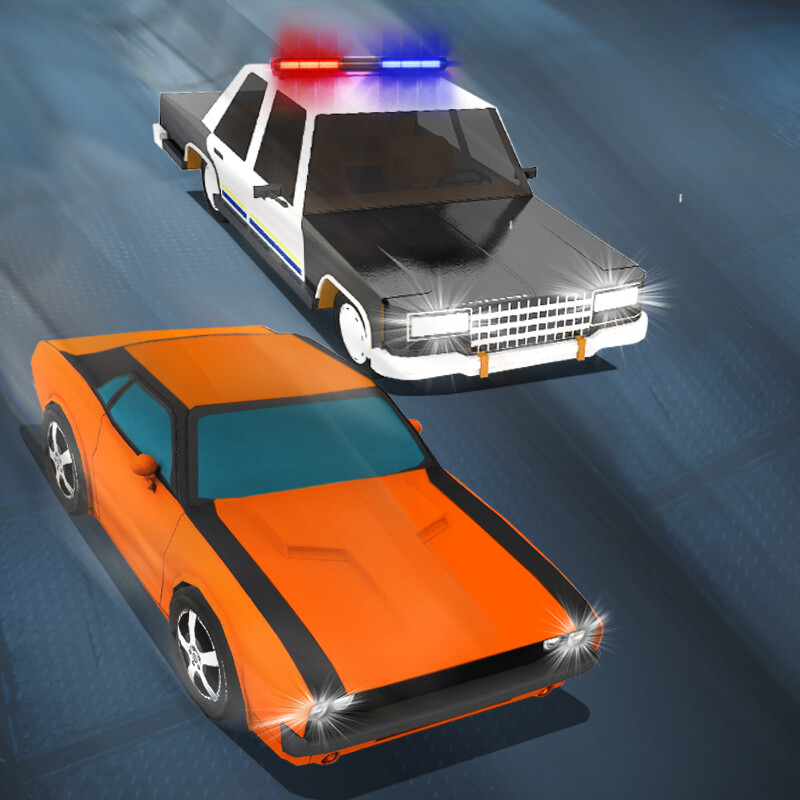 ArtStation - Police Chase 3D