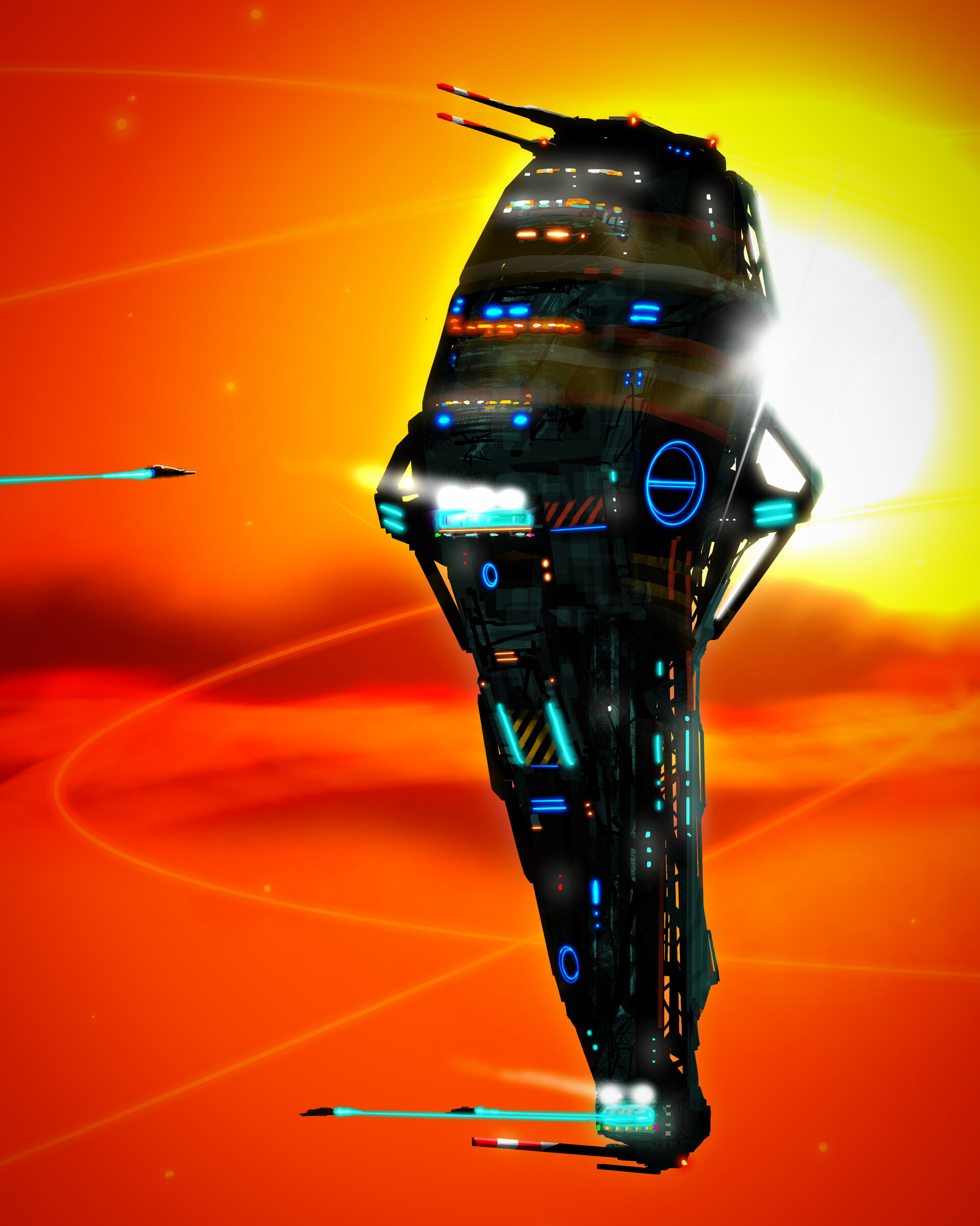 ArtStation - Kra-Maräis Mothership