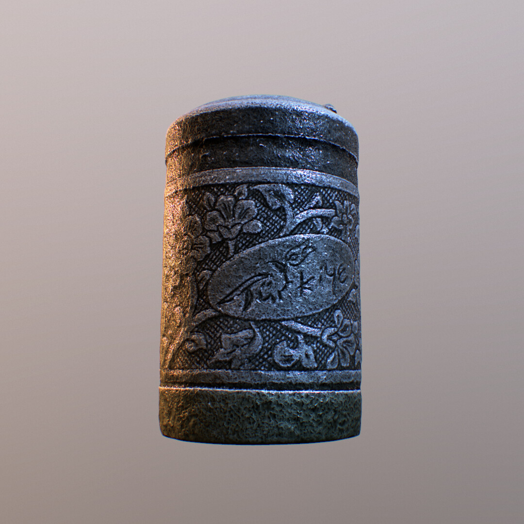 Carlos Calvo Boix - Decorative metal Pepper Box