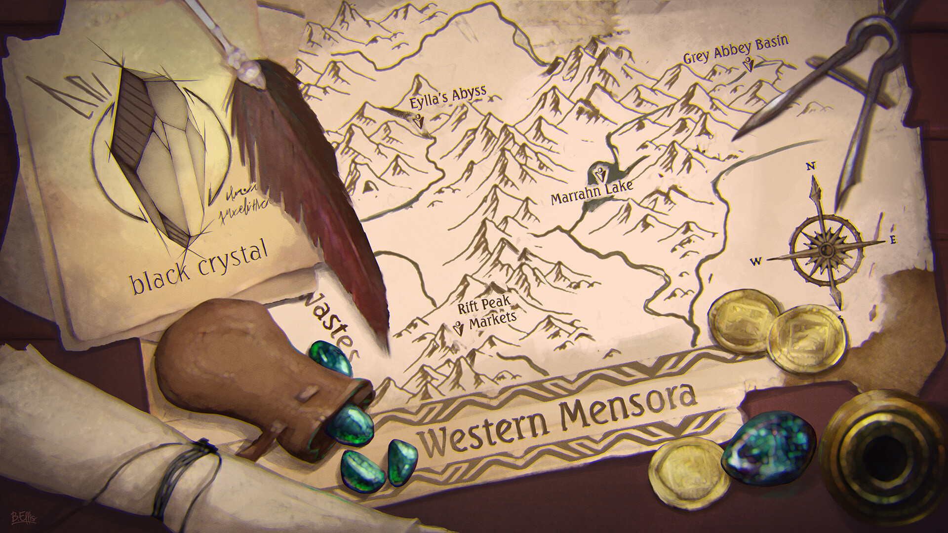 ArtStation - Map Table - Ruin