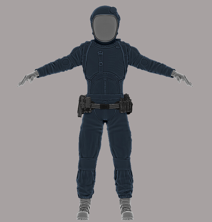ArtStation - Geological Prospecting Clothing Set. hi-poly ahead of the ...