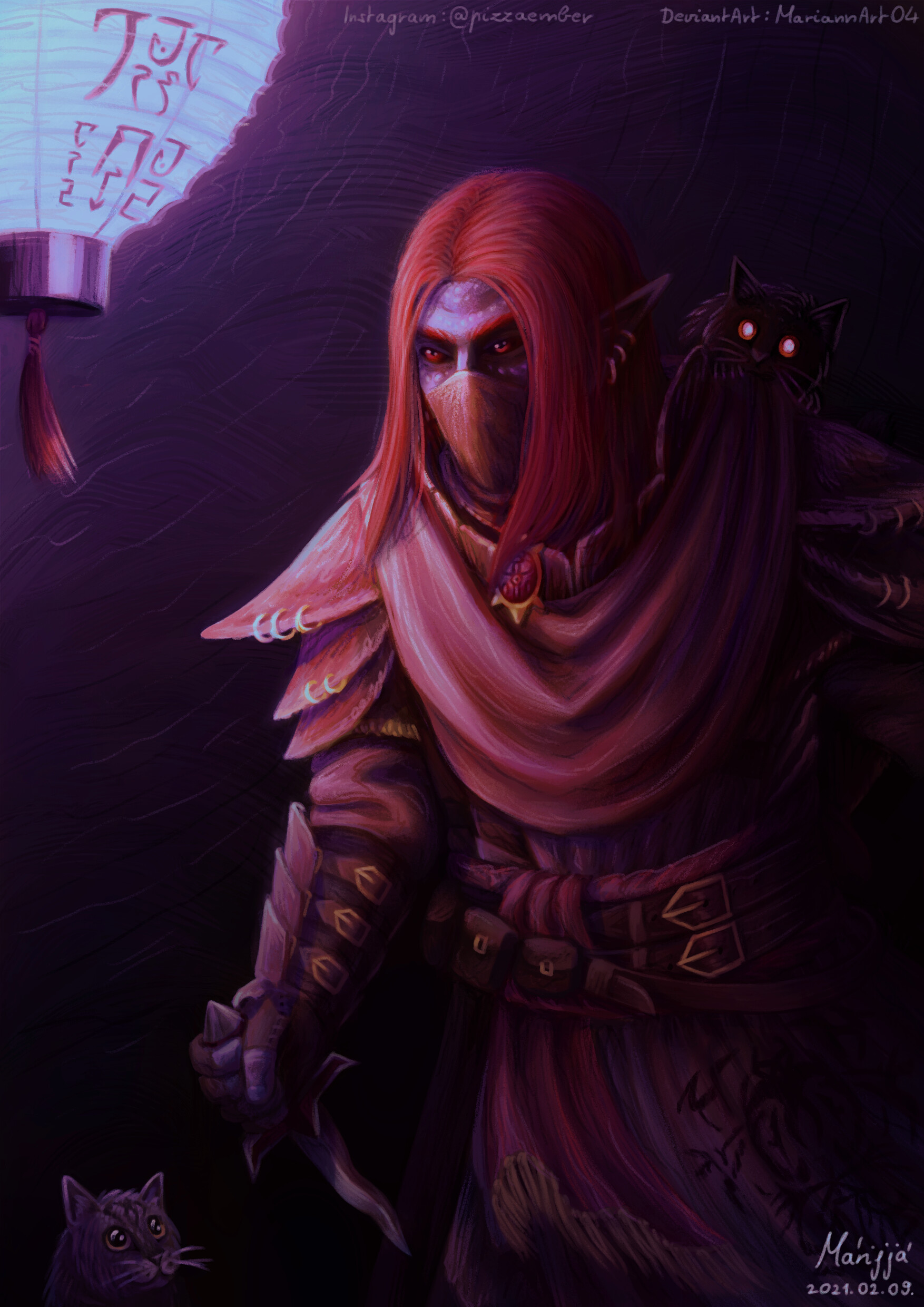 ArtStation - Morag Tong cats