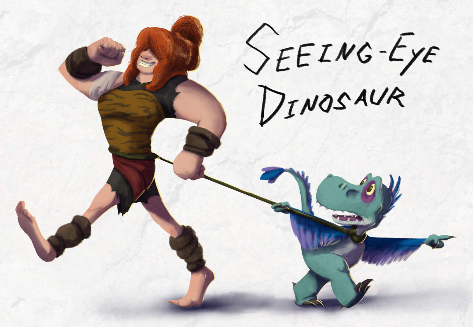 ArtStation - Seeing Eye Dinosaur