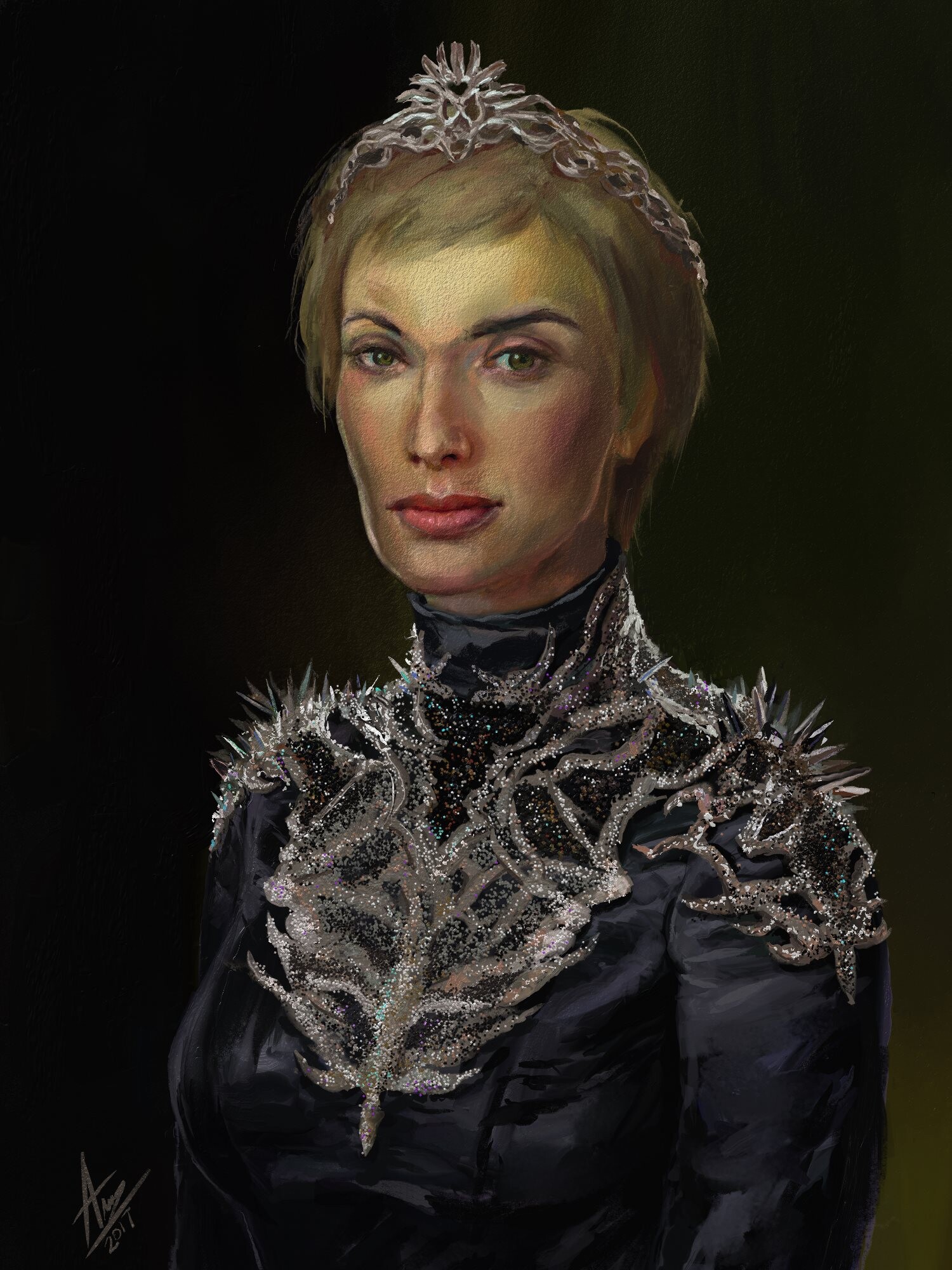 ArtStation - Cersei's Royal Portrait