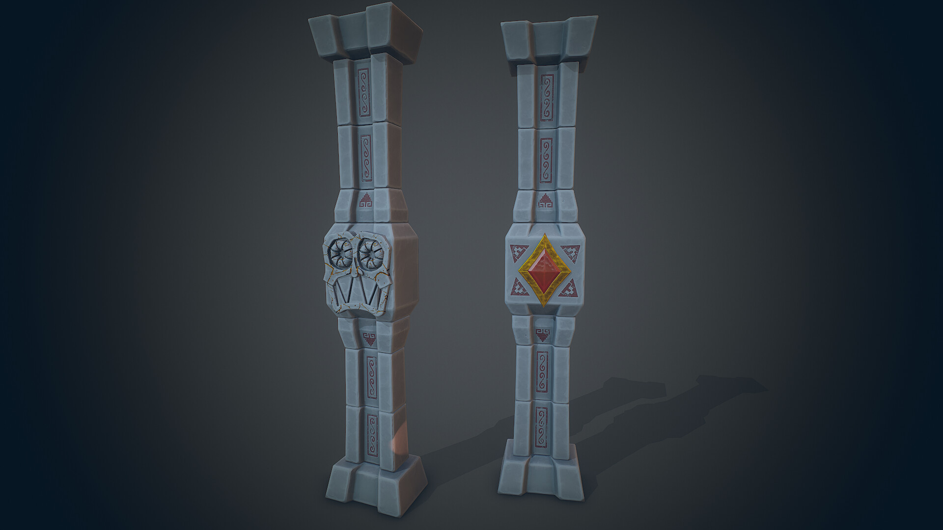 ArtStation - Stylized Pillar